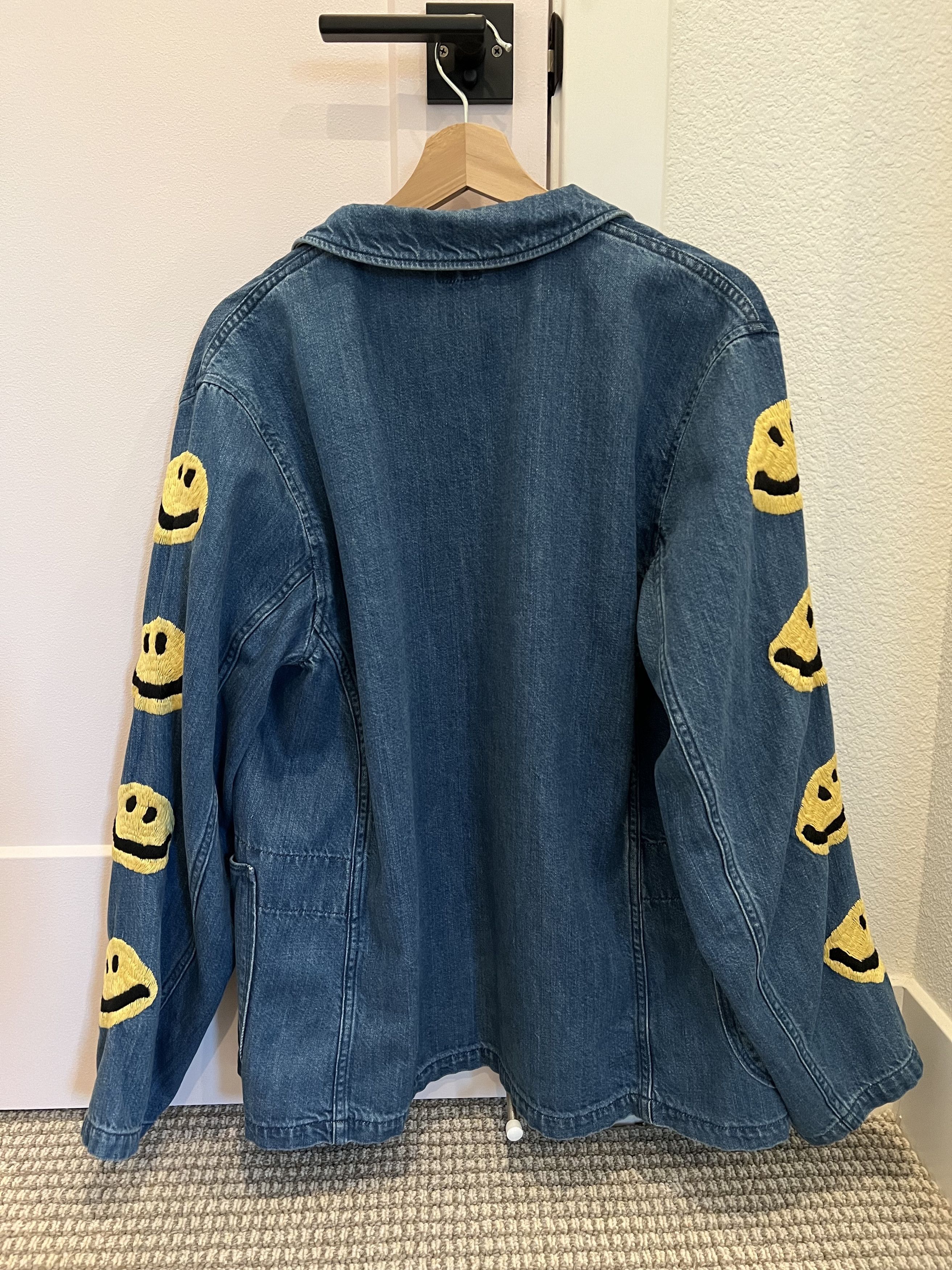Kapital Smiley Face Denim Blazer | Grailed