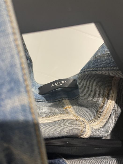 Amiri Amiri patch logo jeans | Grailed