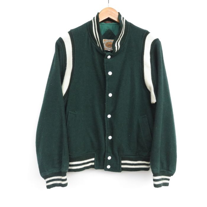 Vintage 60s Campus Knit Wool Varsity Jacket | Grailed