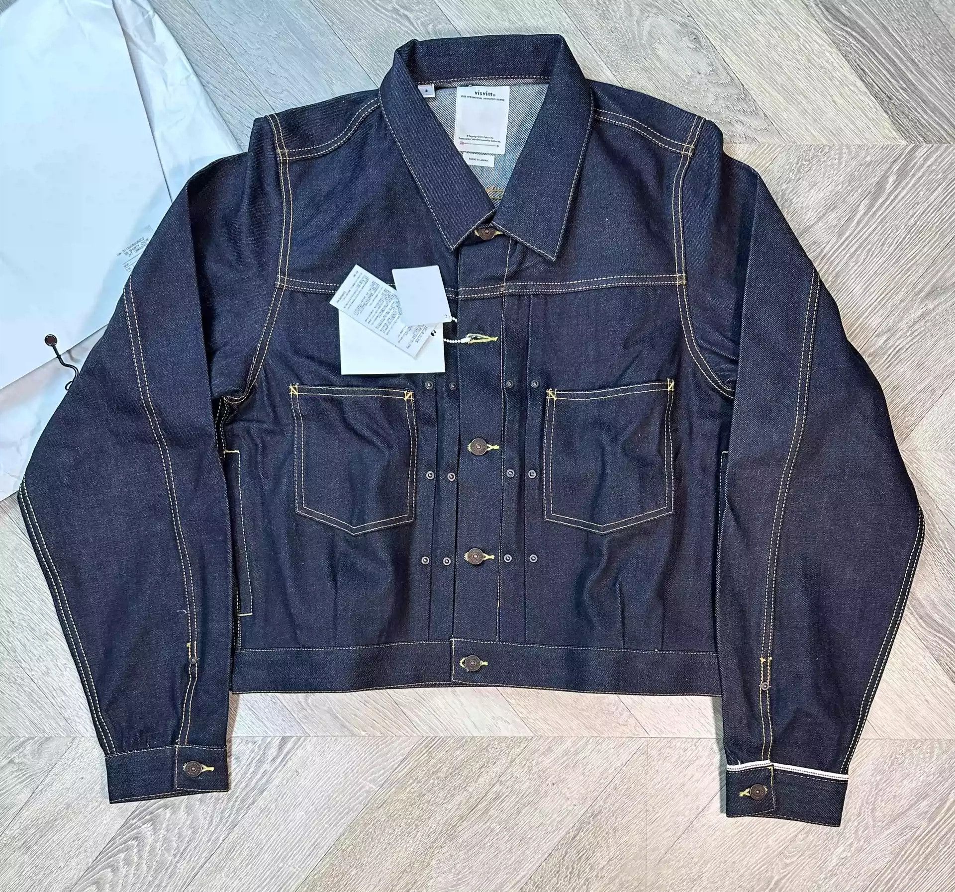 Visvim visvim 19AW SHORTY CHORE JKT UNWASHED | Grailed