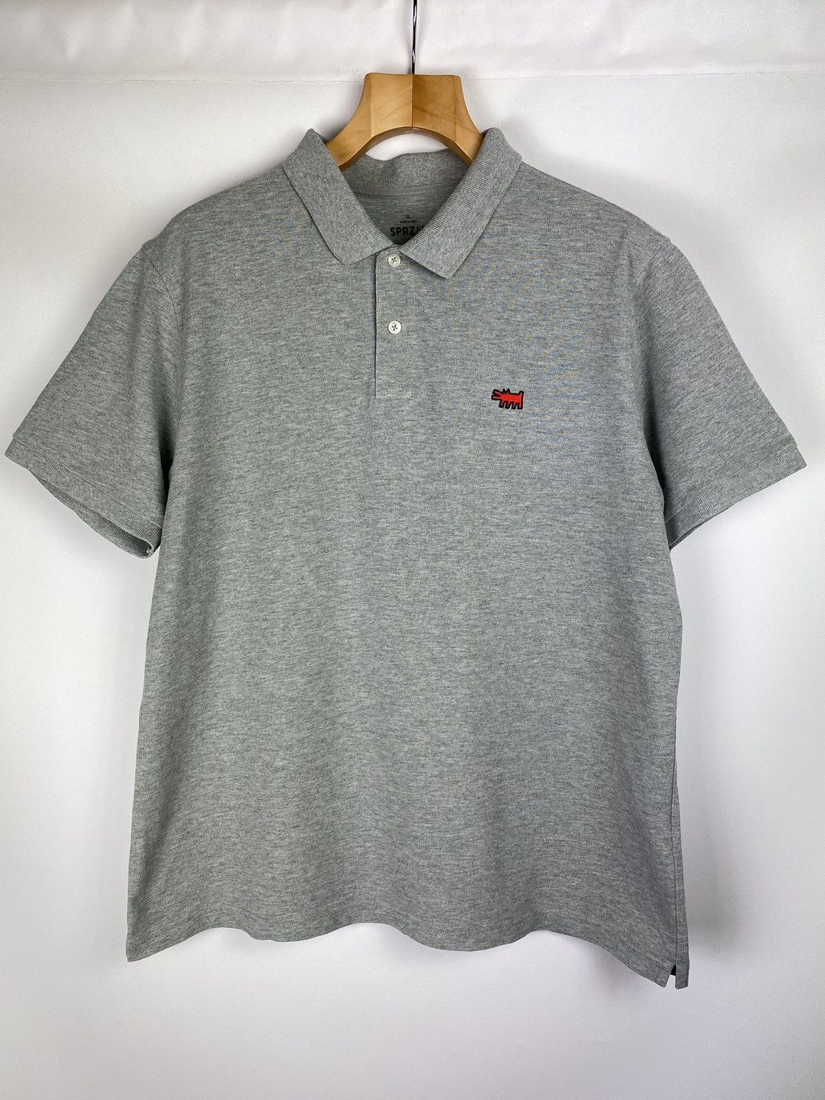 Uniqlo SPRZNY Uniqlo Keith Harring MOMA short sleeve polo shirt | Grailed