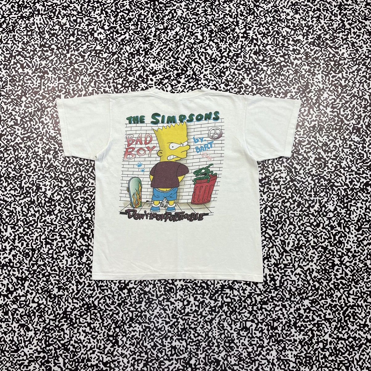 Vintage Vintage 90s The Simpsons Bart T-shirt Streetwear Style | Grailed