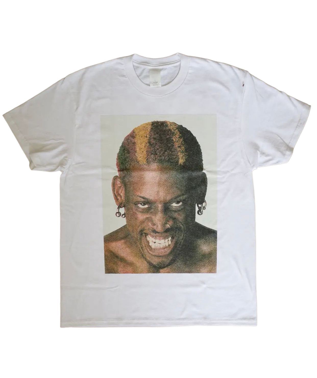 NBA × Streetwear × Vintage Dennis Rodman Face Modern Bootleg Shirt ...