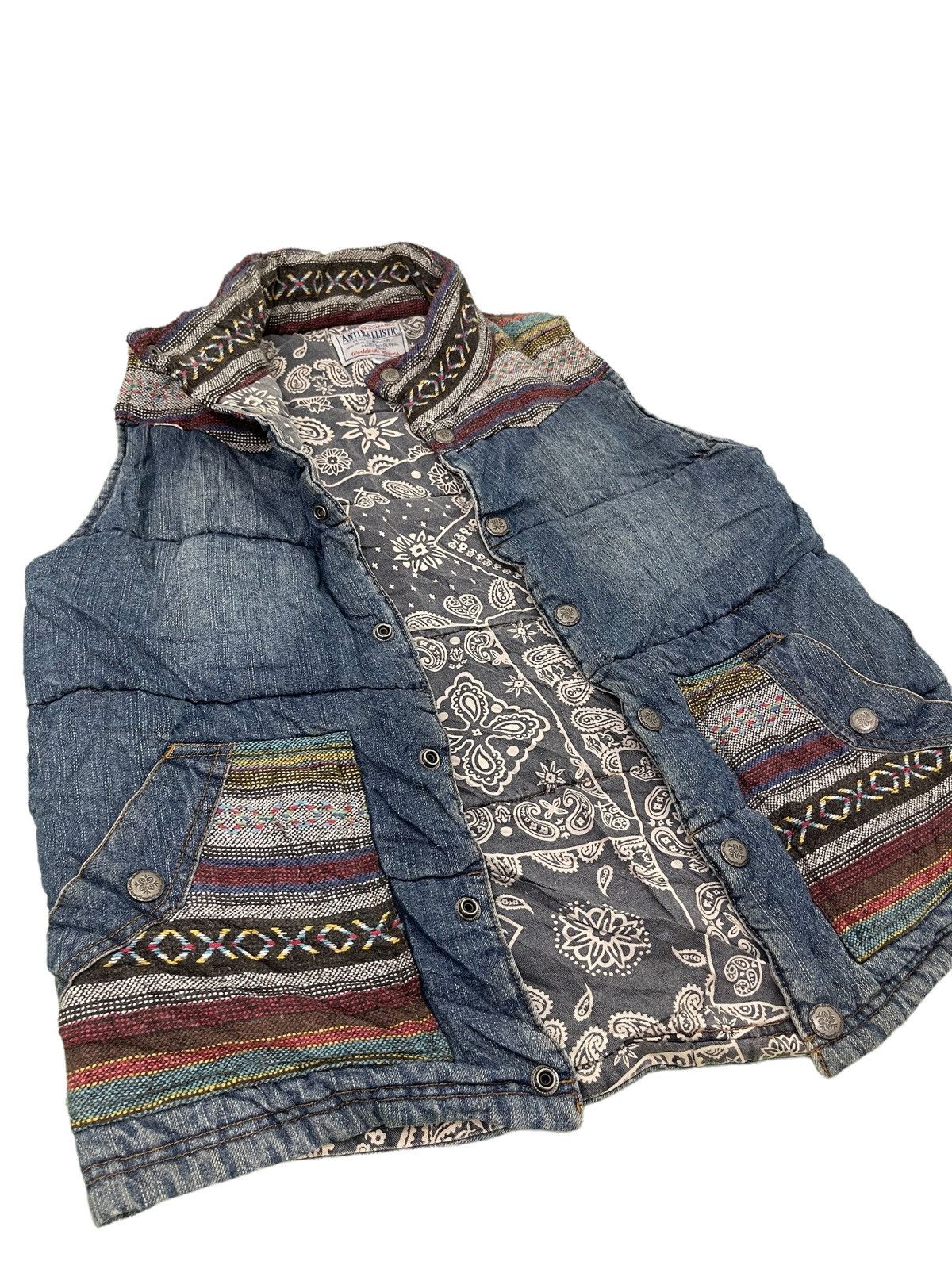 Native Anti Ballistic Hybrid Padd Vest Denim Woven Native 3🟩8 | Grailed