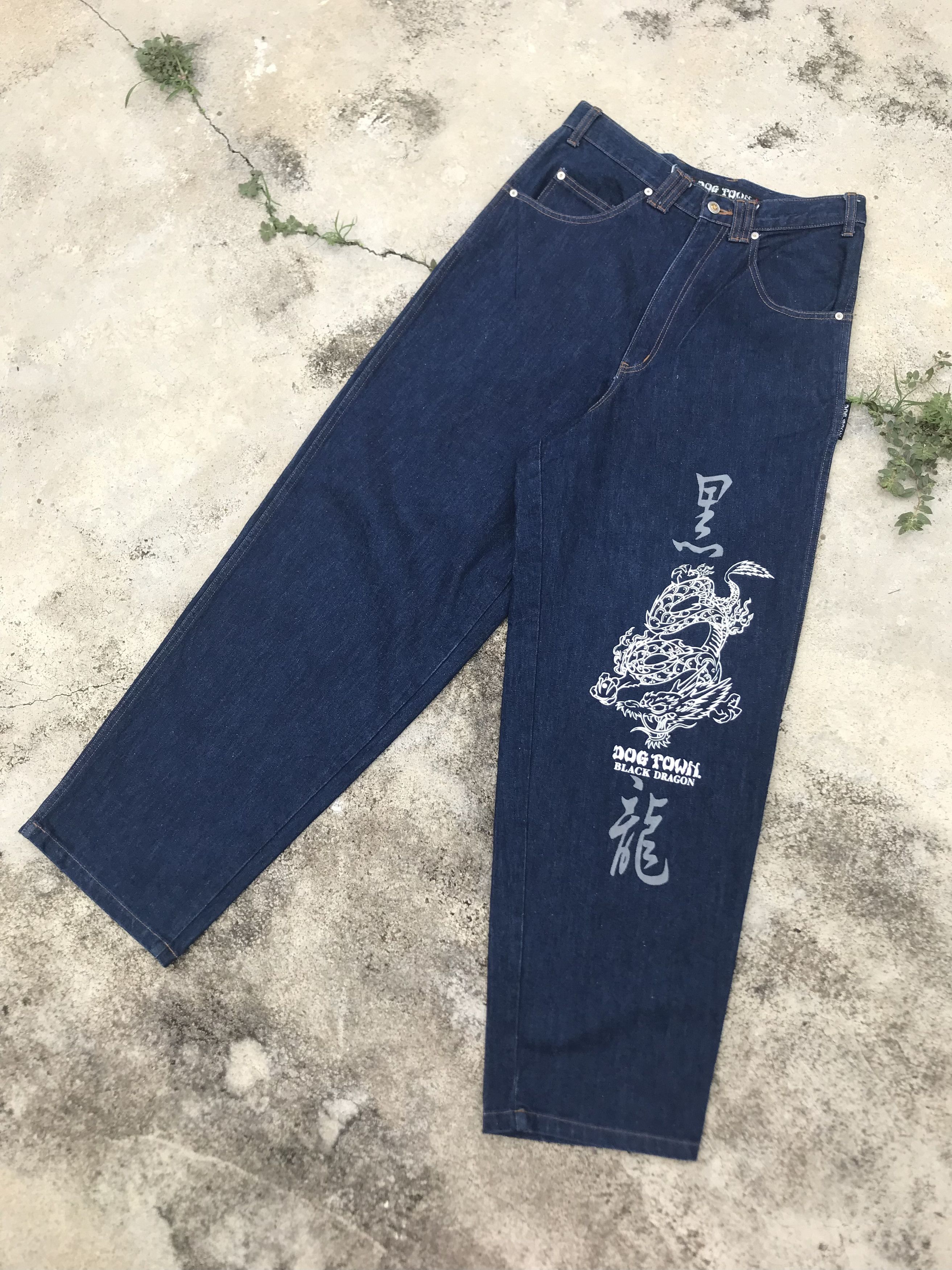 Dogtown × Japanese Brand DOG TOWN BLACK DRAGON CARPENTER PANT | Grailed