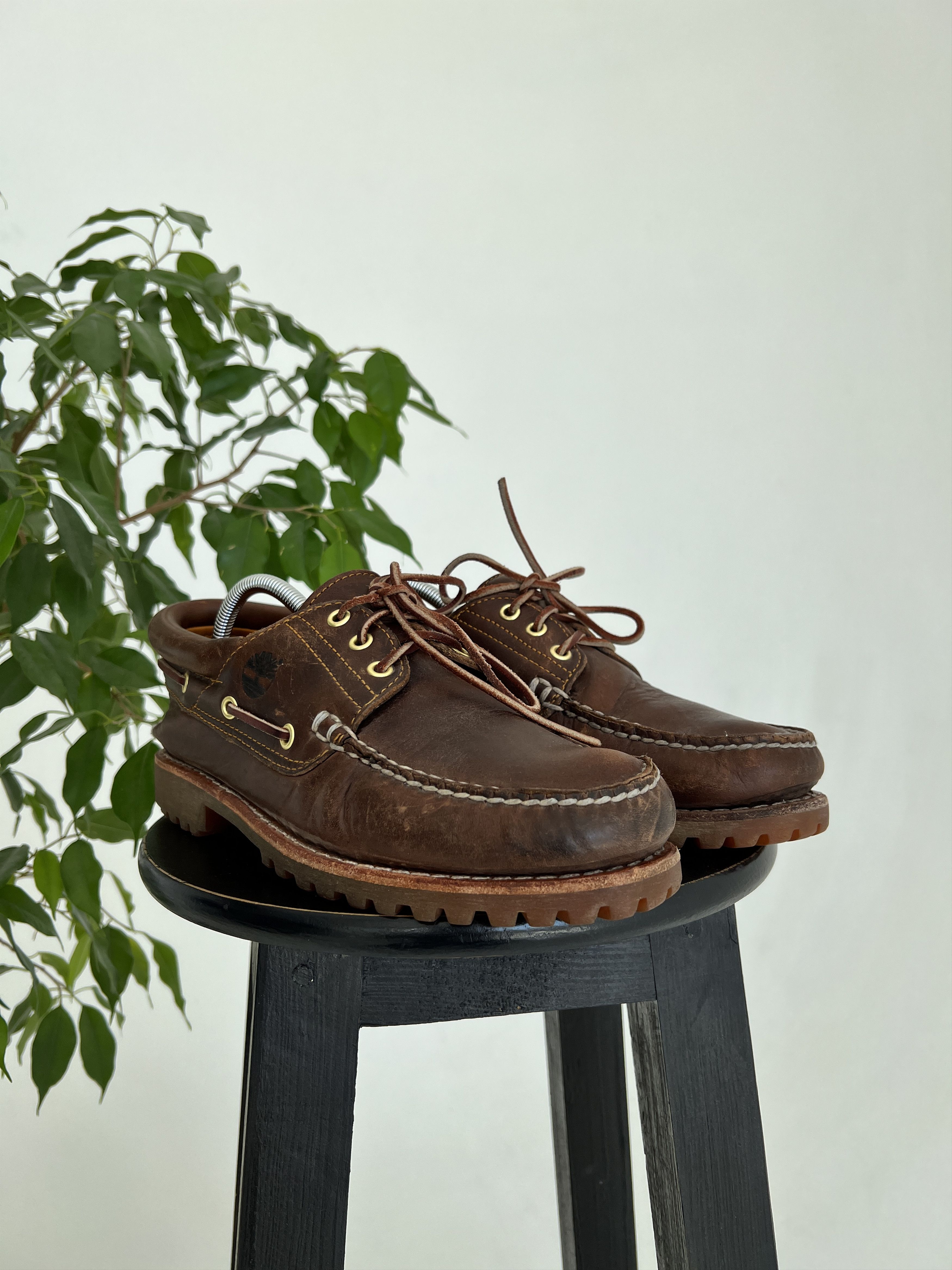 Timberland Timberland Brown Leather Top Sider Boots | Grailed