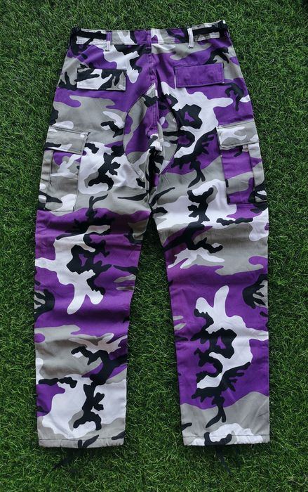 Military Rotcho Purple Camo Cargo Pants | Grailed