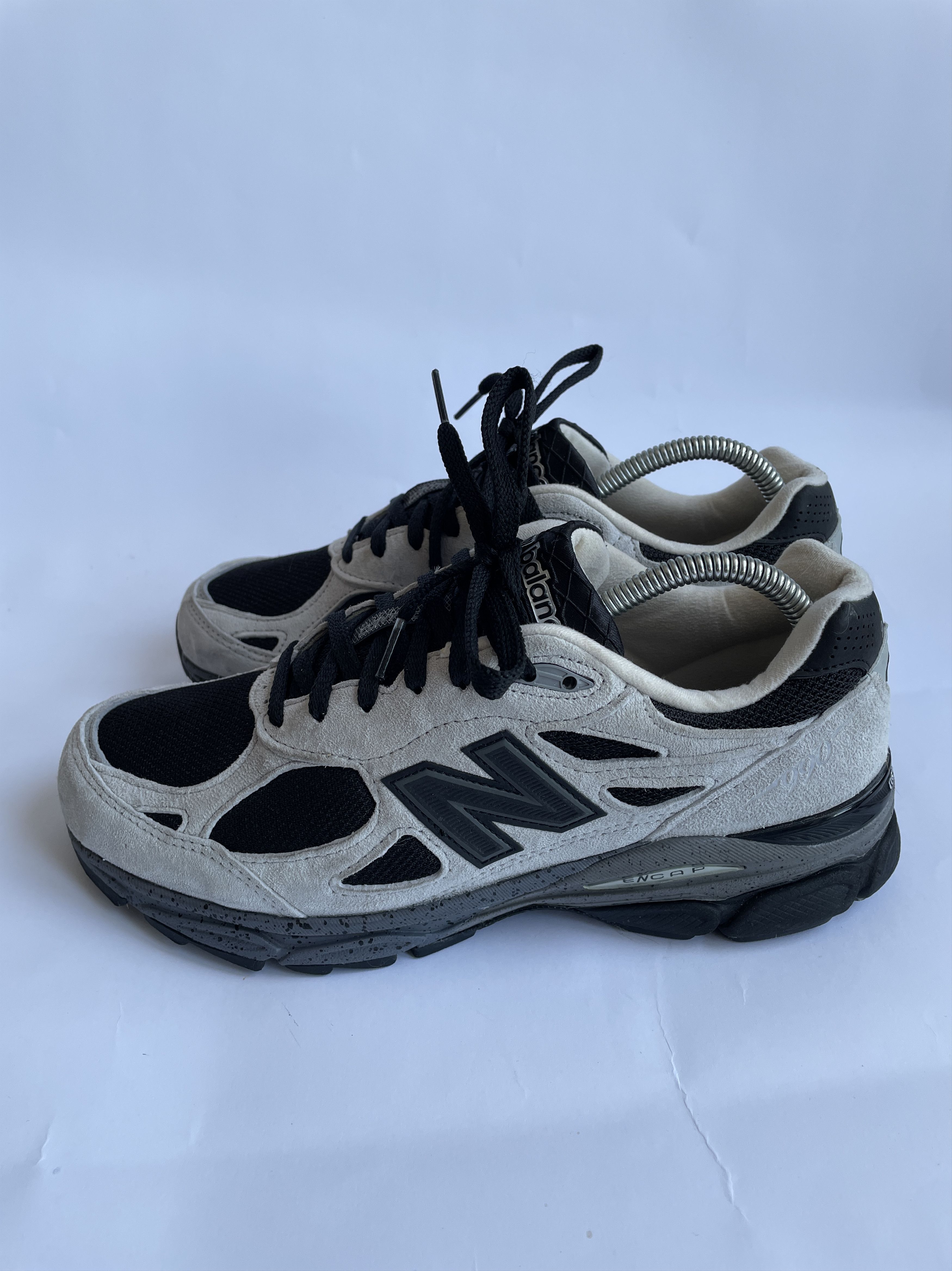 New Balance RARE New Balance 990v3 Custom White Black Cream 990 993 ...