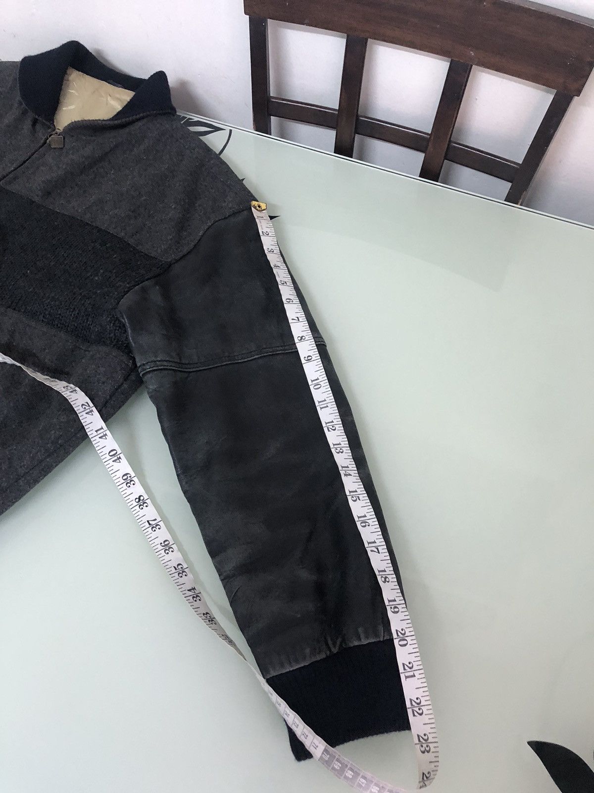 Disney × Varsity Jacket × Vintage Vintage Nuova Via Pelle x Goofy Arm ...
