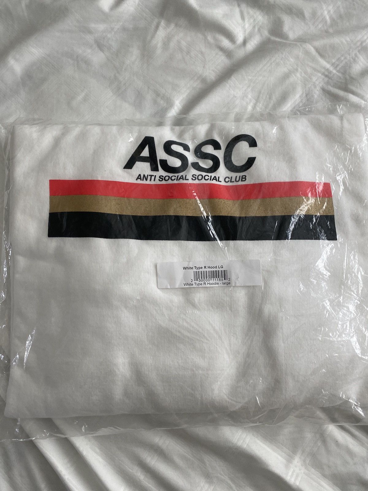 Anti Social Social Club ASSC White Type R Hoodie | Grailed