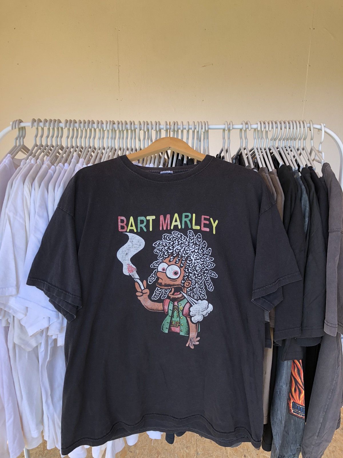 Bob Marley × The Simpsons × Vintage Vintage 90’s “Bart Marley” Simpson ...