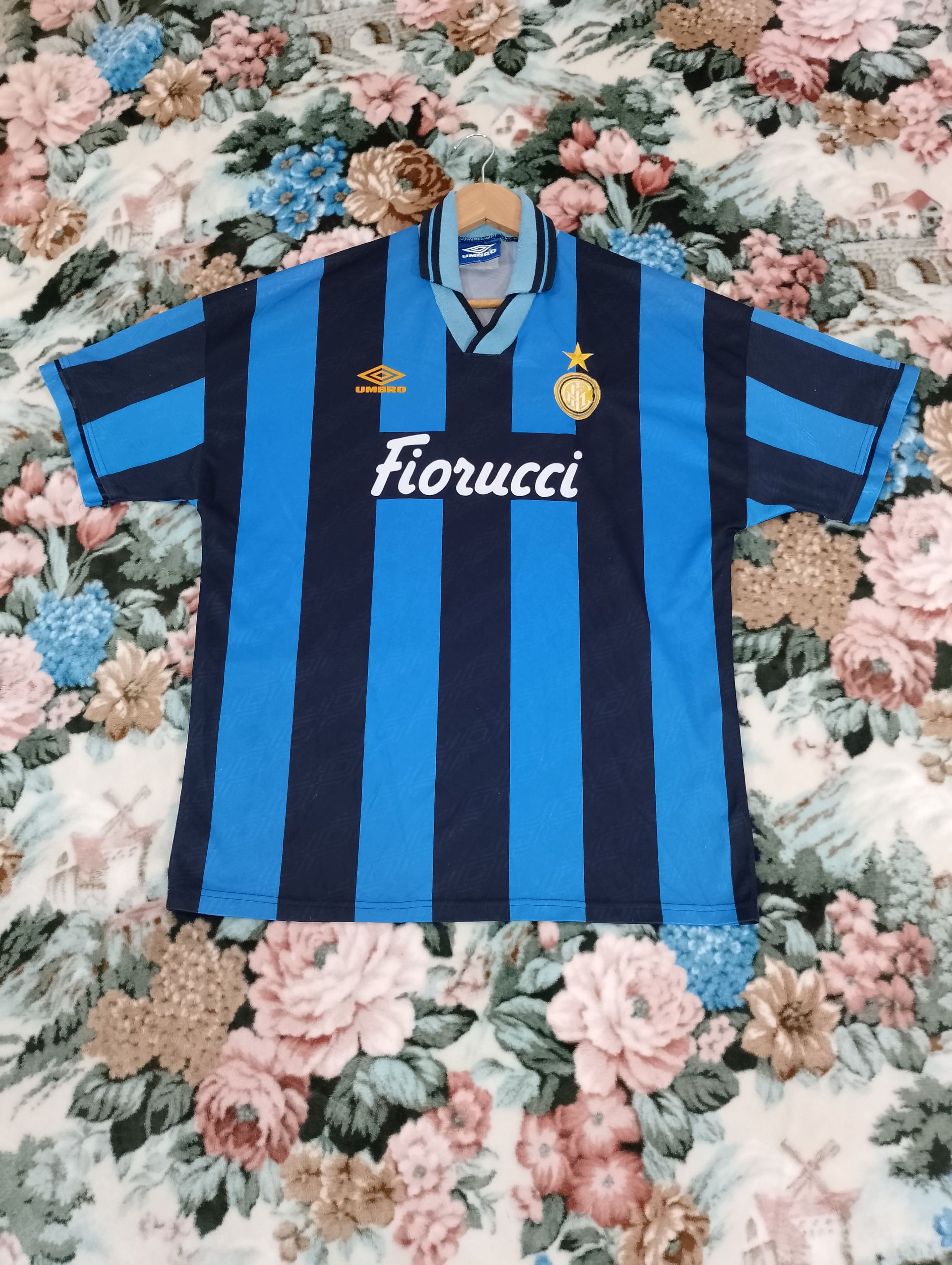 Vintage Rare🔥Vintage 90s Inter Milan Fiorucci Home Jersey | Grailed