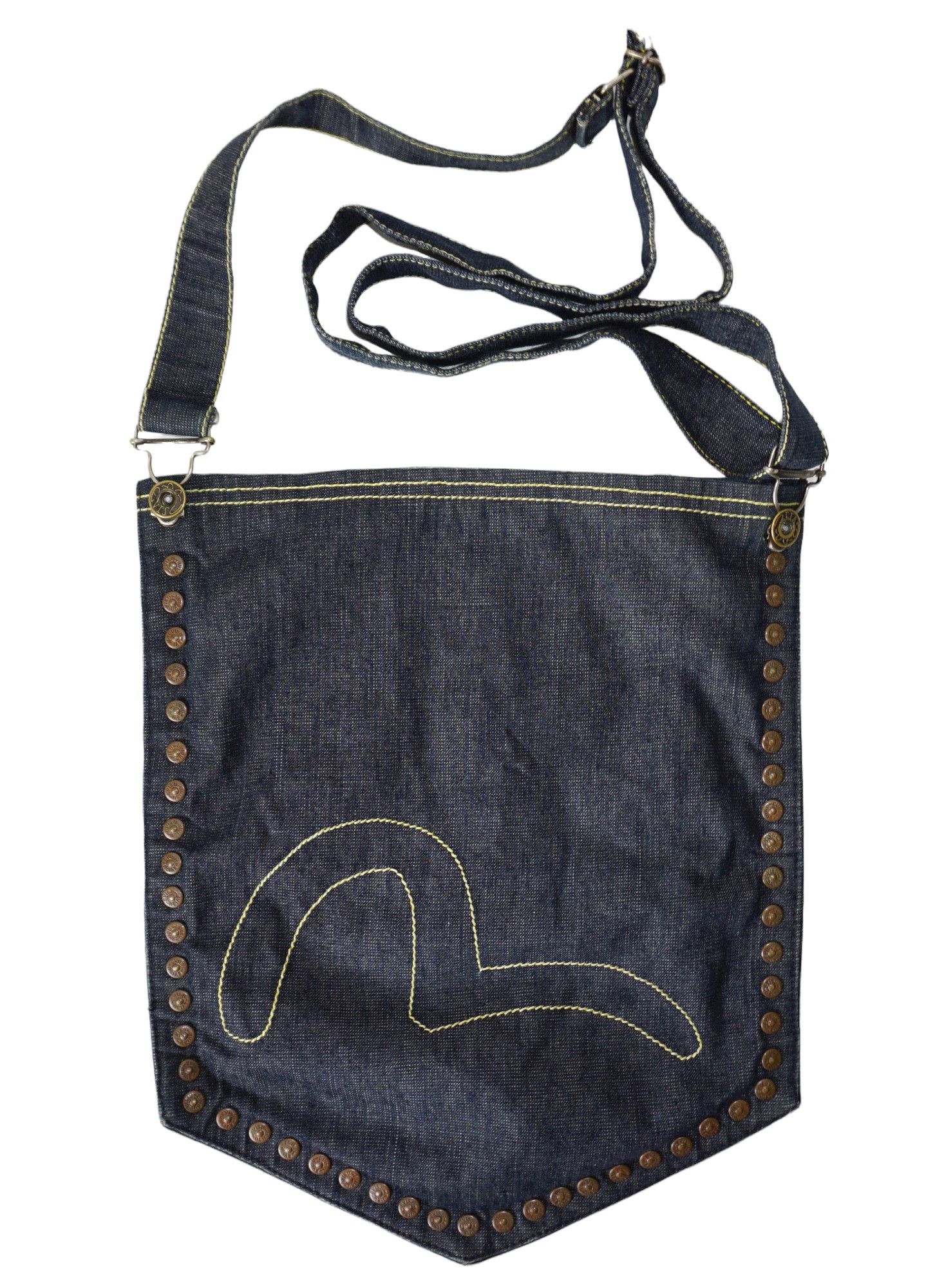 Evisu × Japanese Brand Evisu Denim Messenger Bag | Grailed