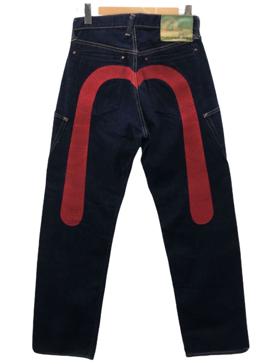 Evisu Embroidered Red Diacock Selvedge Denim / Paris edition | Grailed