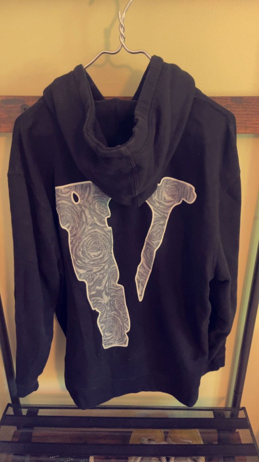 Vlone VLONE Pop Smoke - The Woo - Rare Designer - Blue rose hoodie ...