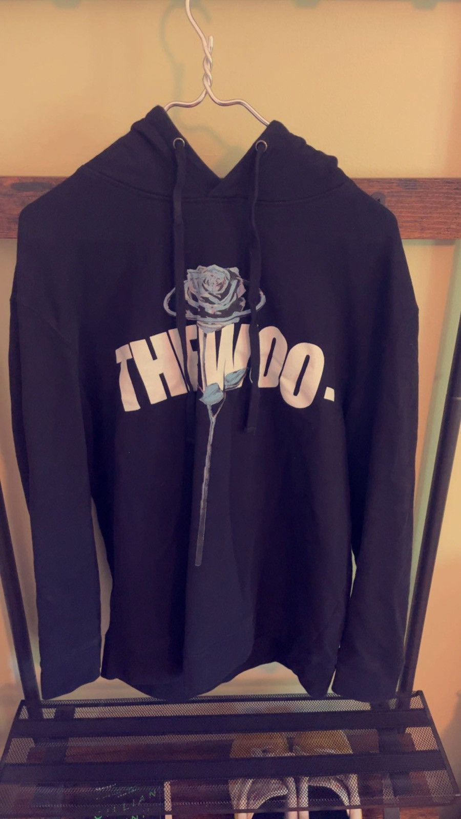 Vlone VLONE Pop Smoke - The Woo - Rare Designer - Blue rose hoodie ...