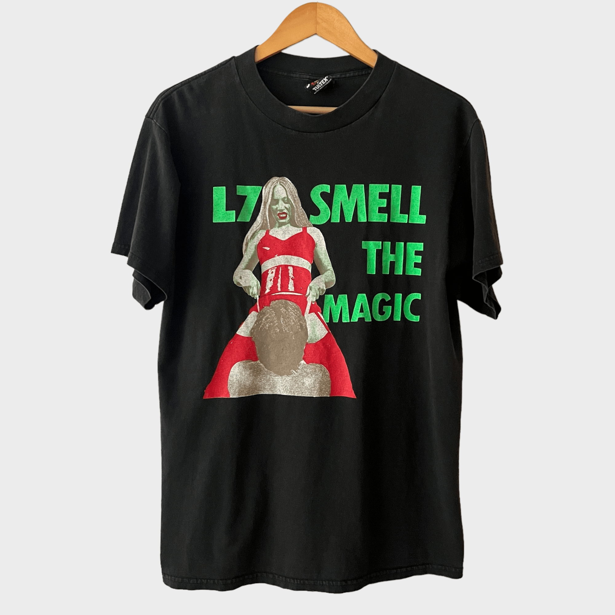 Vintage 1990s L7 Smell The Magic Vintage Tour Band Rock Shirt 90s | Grailed