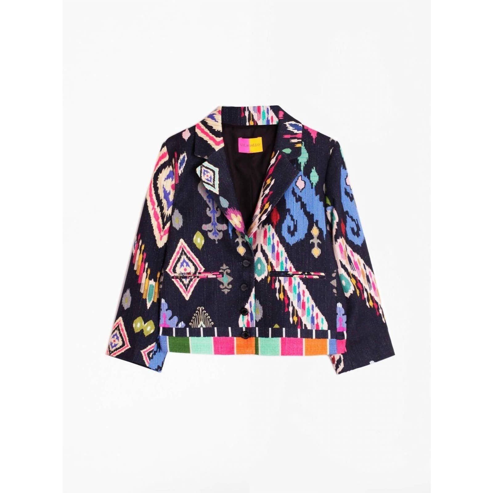 Vilagallo Elvira Jacket In Hanoi Print | Grailed