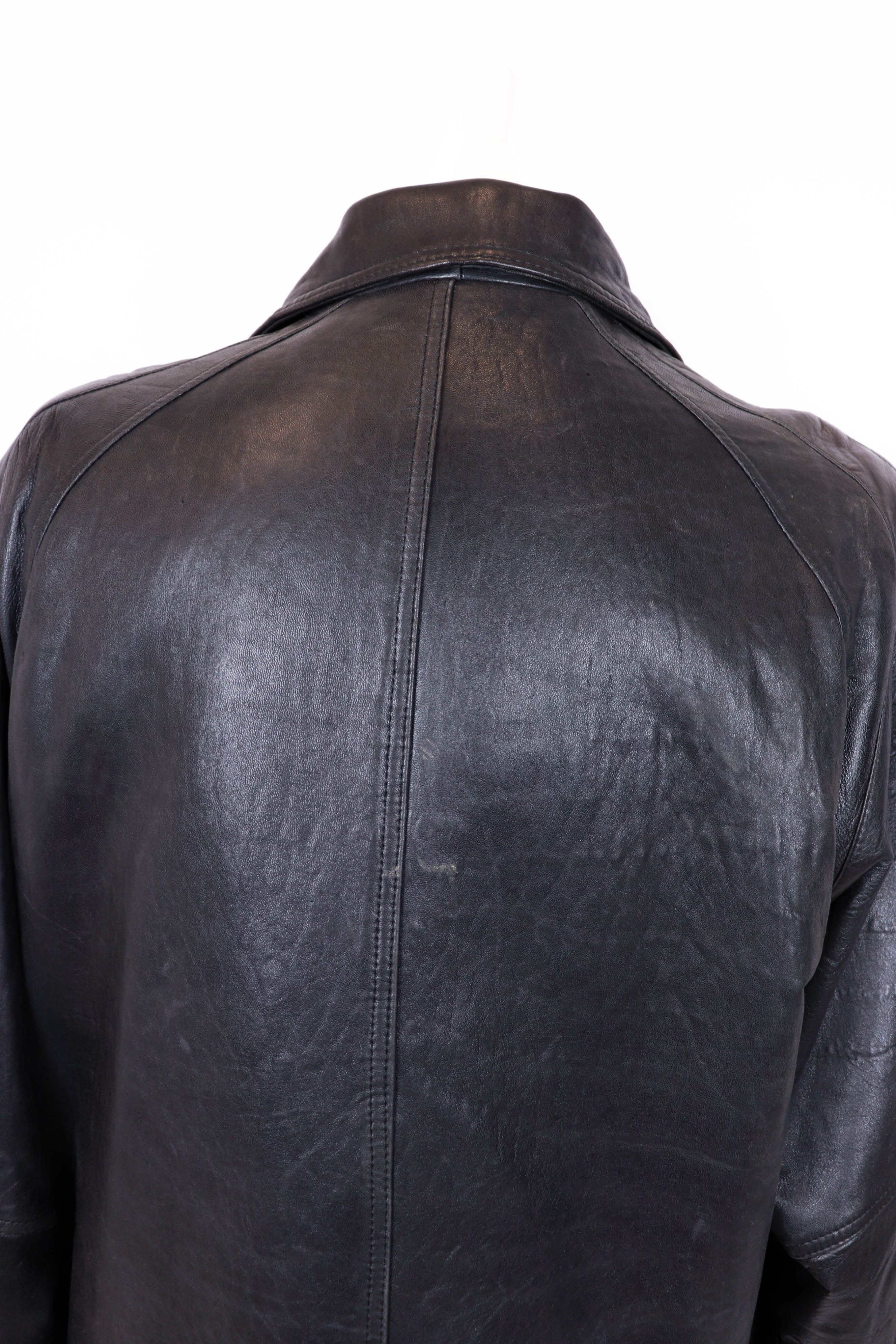Pierre Balmain Paris Vintage 90's Black Leather Jacket Pierre Balmain Paris Vintage 90's Black Leather Jacket
