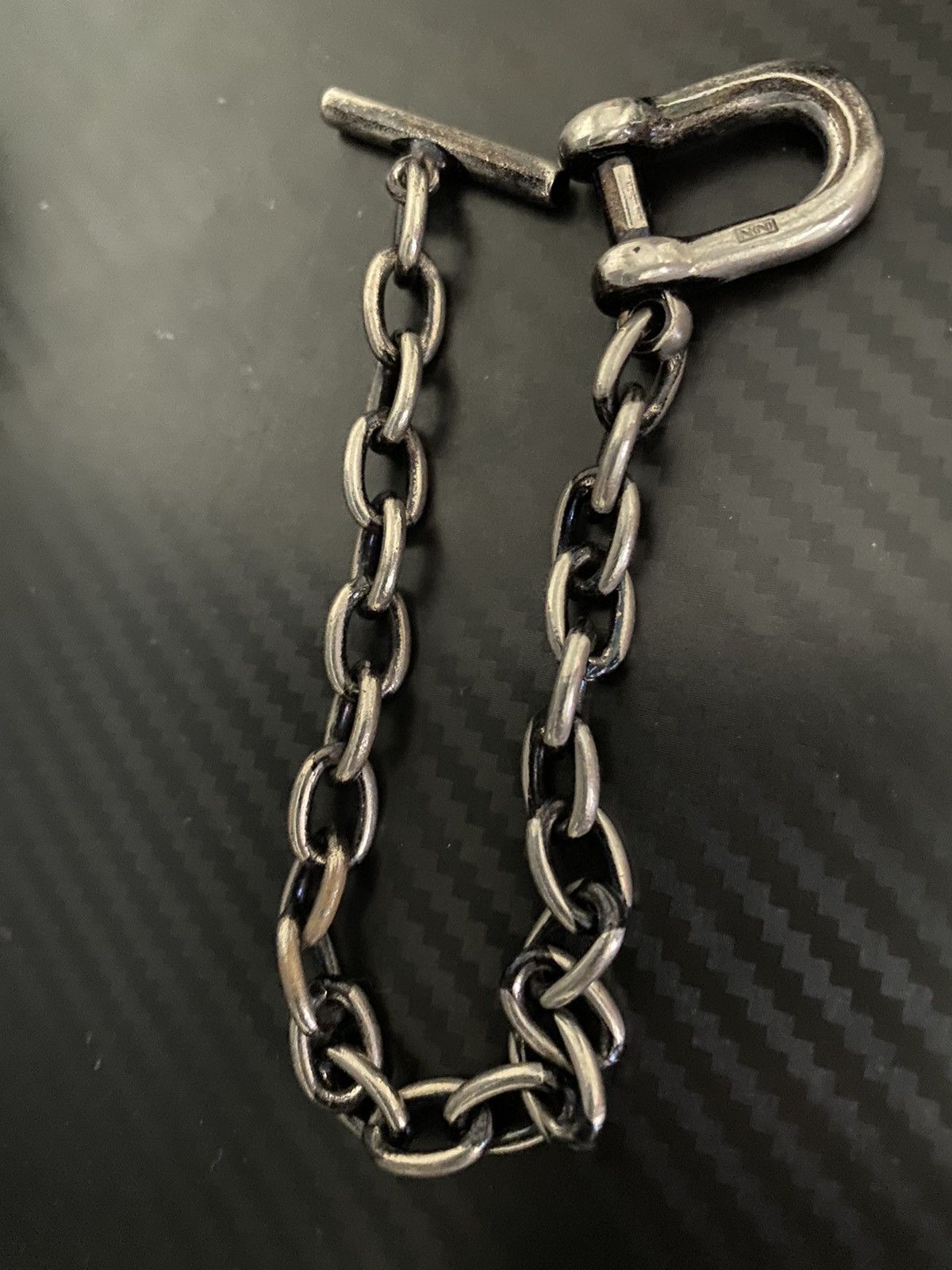 Number (N)ine Number Nine Black/Silver Unisex Bracelet | Grailed