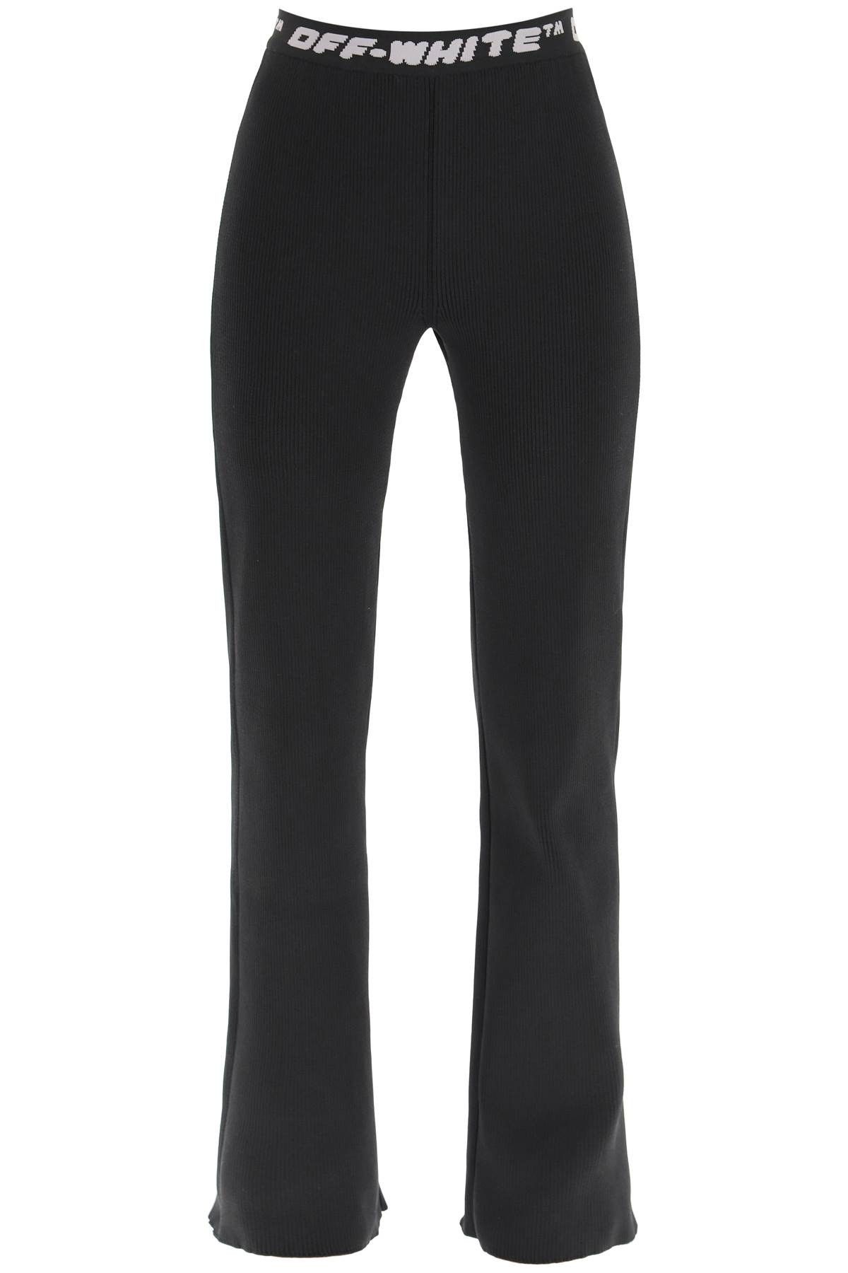 Off-White Off-White Knit Pants With Logo Band | Grailed