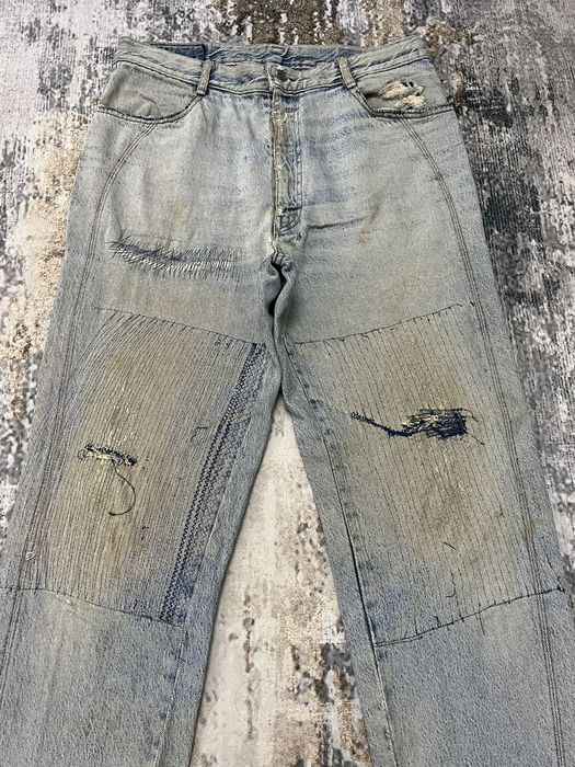 Vintage Vintage 90’s Lucky Denim Distressed Zig Zak | Grailed