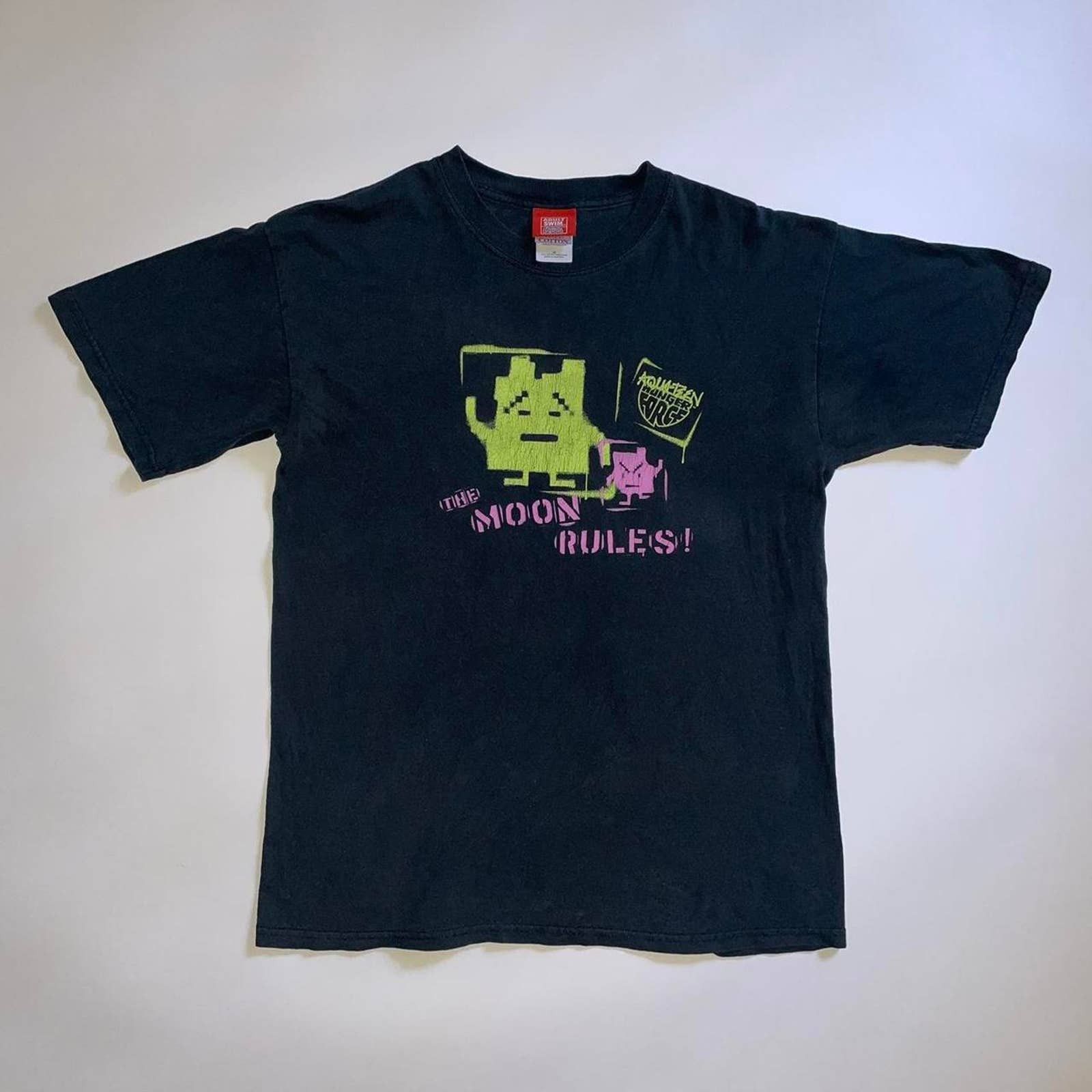 Vintage 2003 Aqua Teen Hunger Force Mooninites 'The Moon Rules' Tee ...