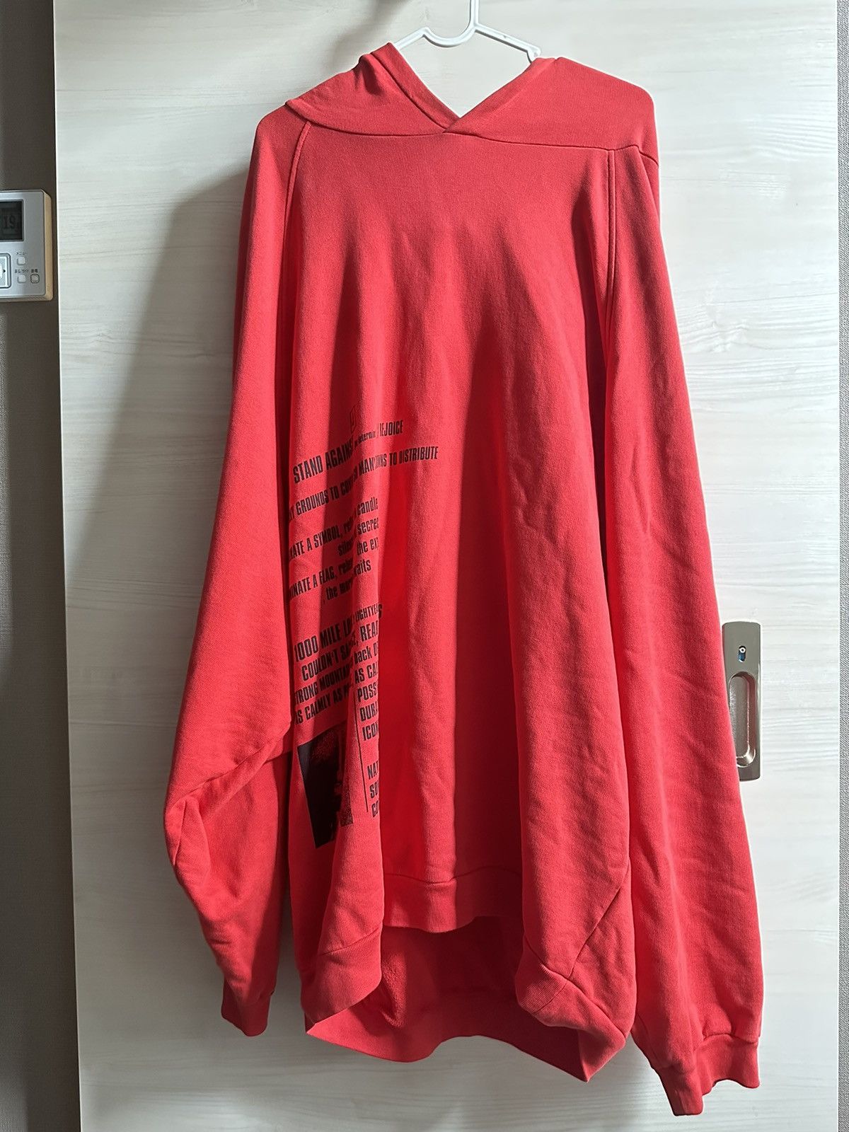 Raf Simons REDUX SS02 oversized hoodie | Grailed