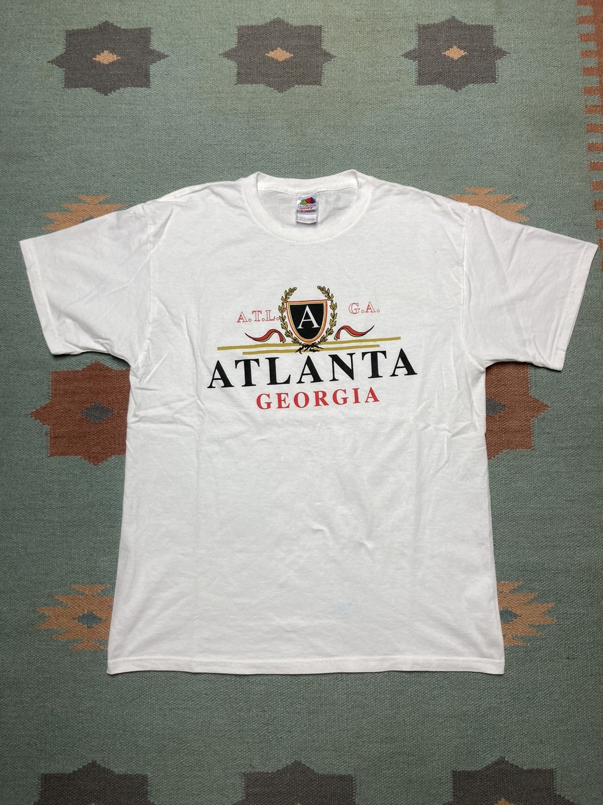 Fruit Of The Loom × Tee Shirt × Vintage Vintage Atlanta Georgia graphic ...