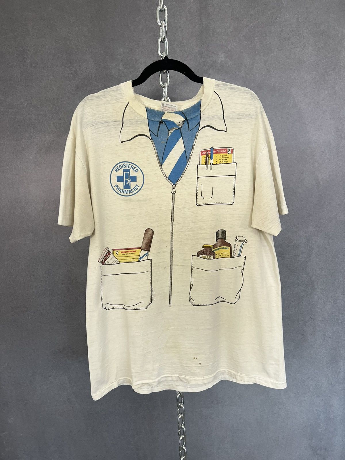 Vintage Vintage 70s Lab Coat Registered Pharmacist doctors shirt | Grailed