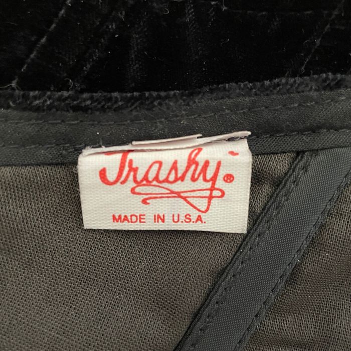 Vintage 90s Trashy Lingerie Velvet Halter Cupless Garter Corset | Grailed