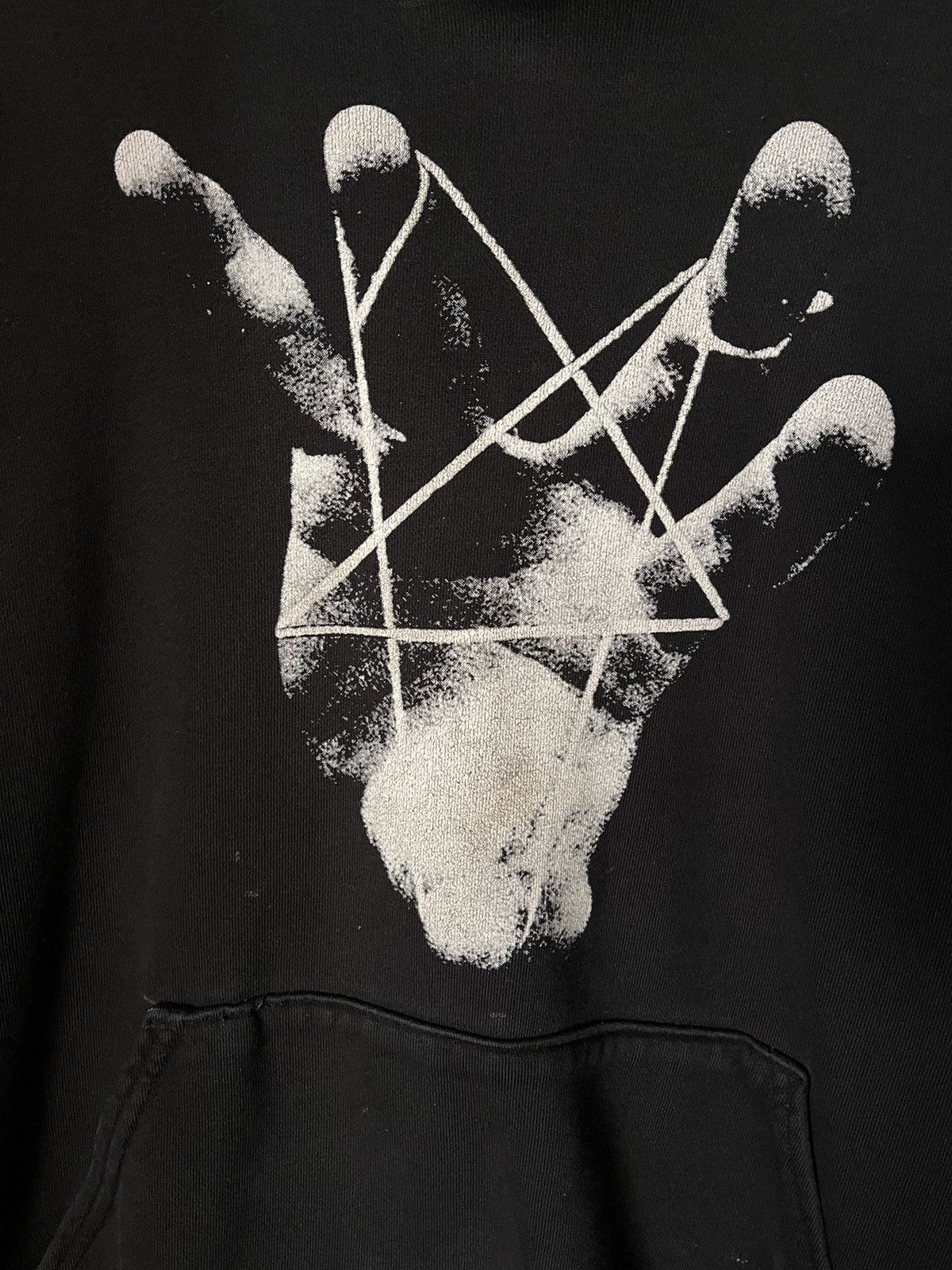 Vintage Playboi Carti Whole Lotta Red Hand Pentagram Hoodie | Grailed