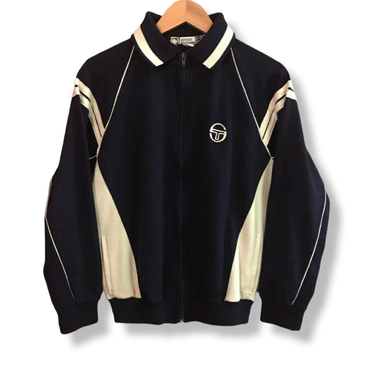 Sergio Tacchini × Vintage Vintage 80s Retro Sergio Tacchini Track Top ...