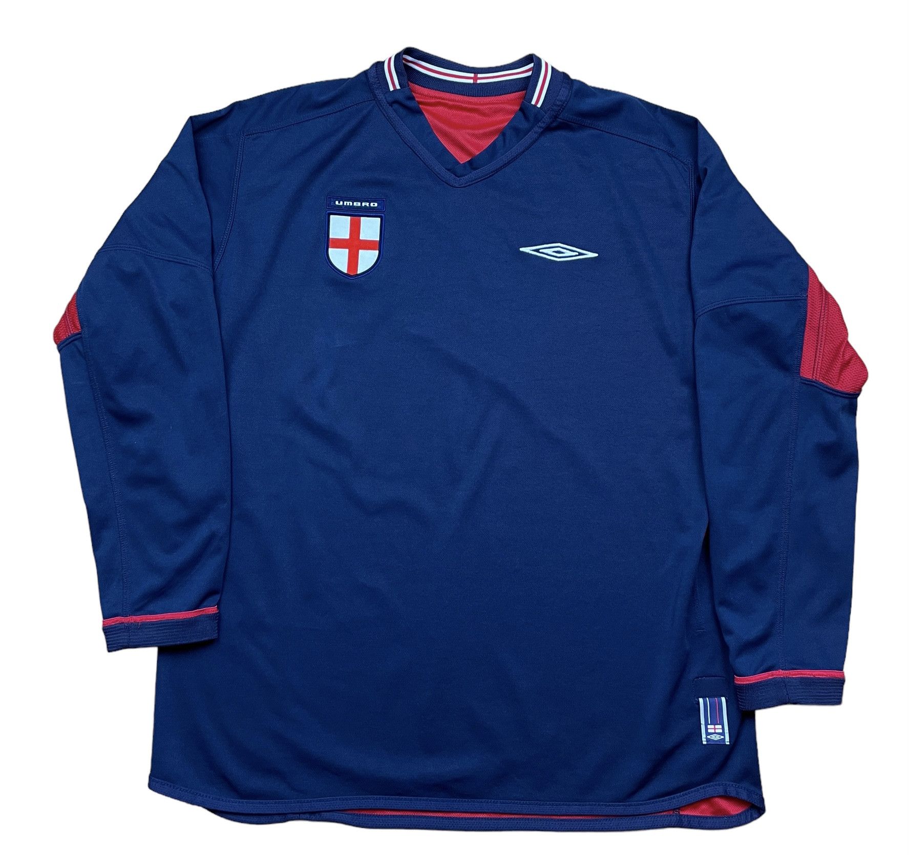 Soccer Jersey × Sportswear × Vintage England football shirt Two Sided ...