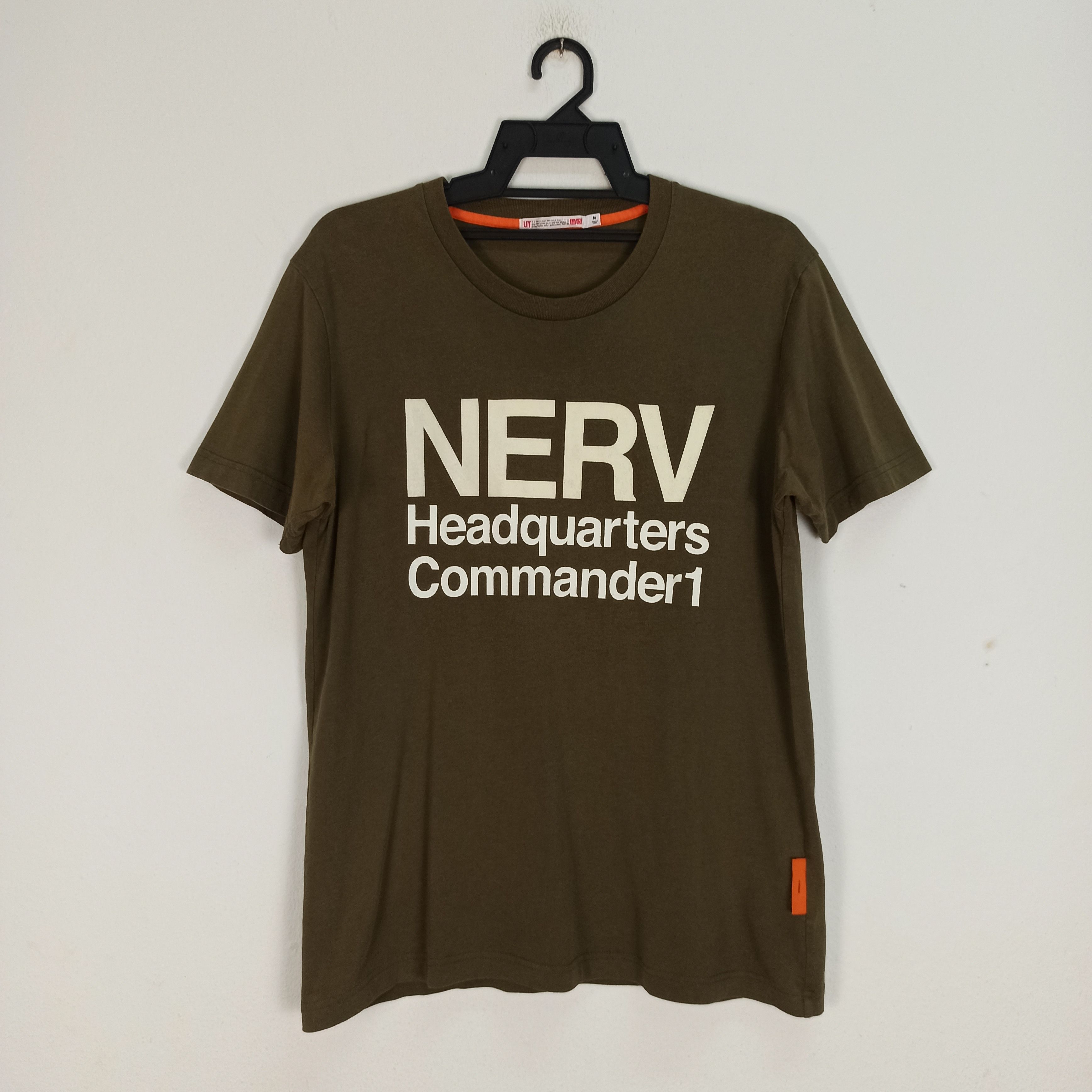 Uniqlo Anime Evangelion NERV Headquarters Commander1 Promo Tshirt | Grailed
