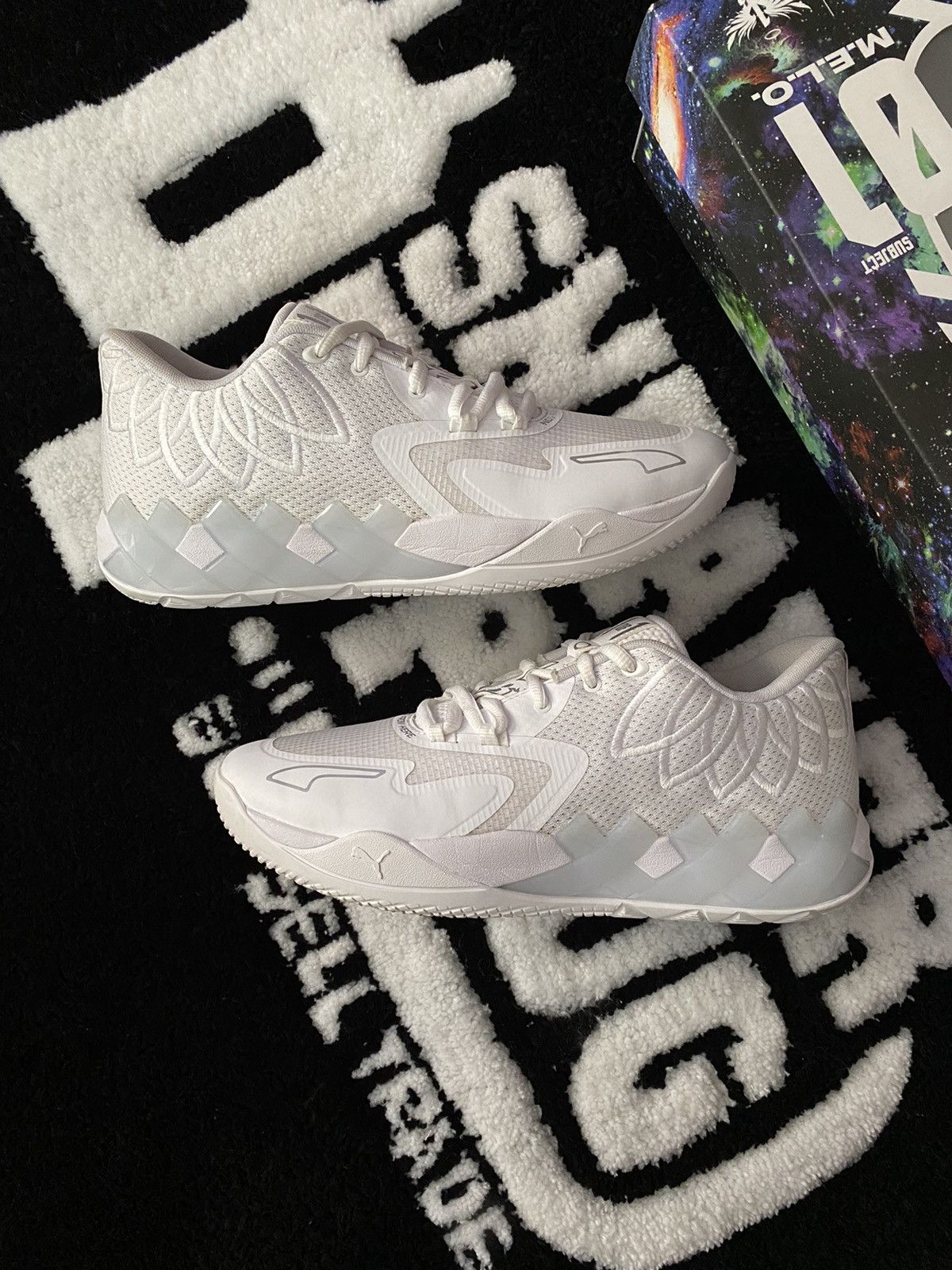 Puma Puma Lamelo Ball MB.01 Triple White | Grailed