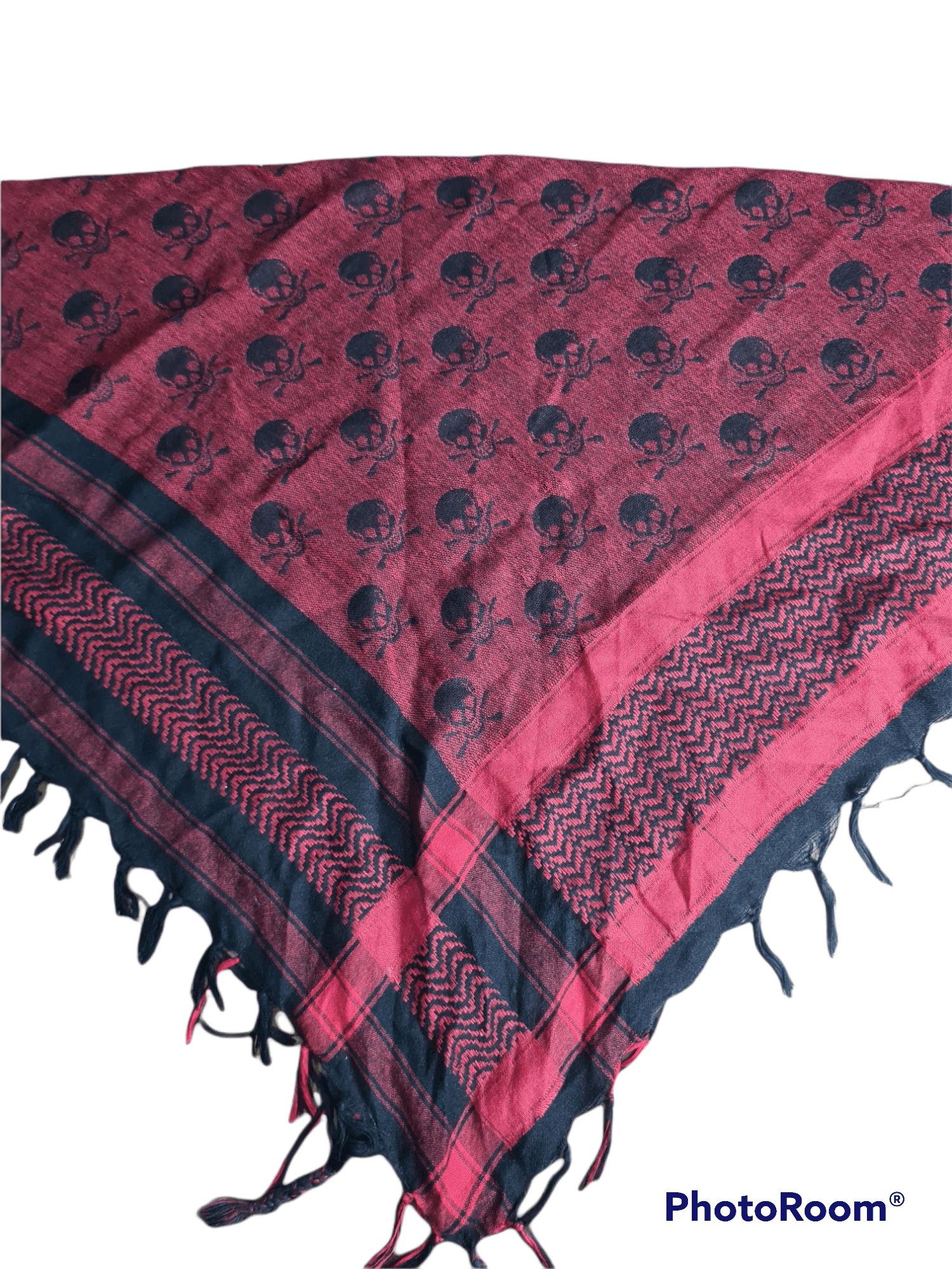 Other × Rare × Skulls Rare skull motive shemagh kiffeyeh | Grailed