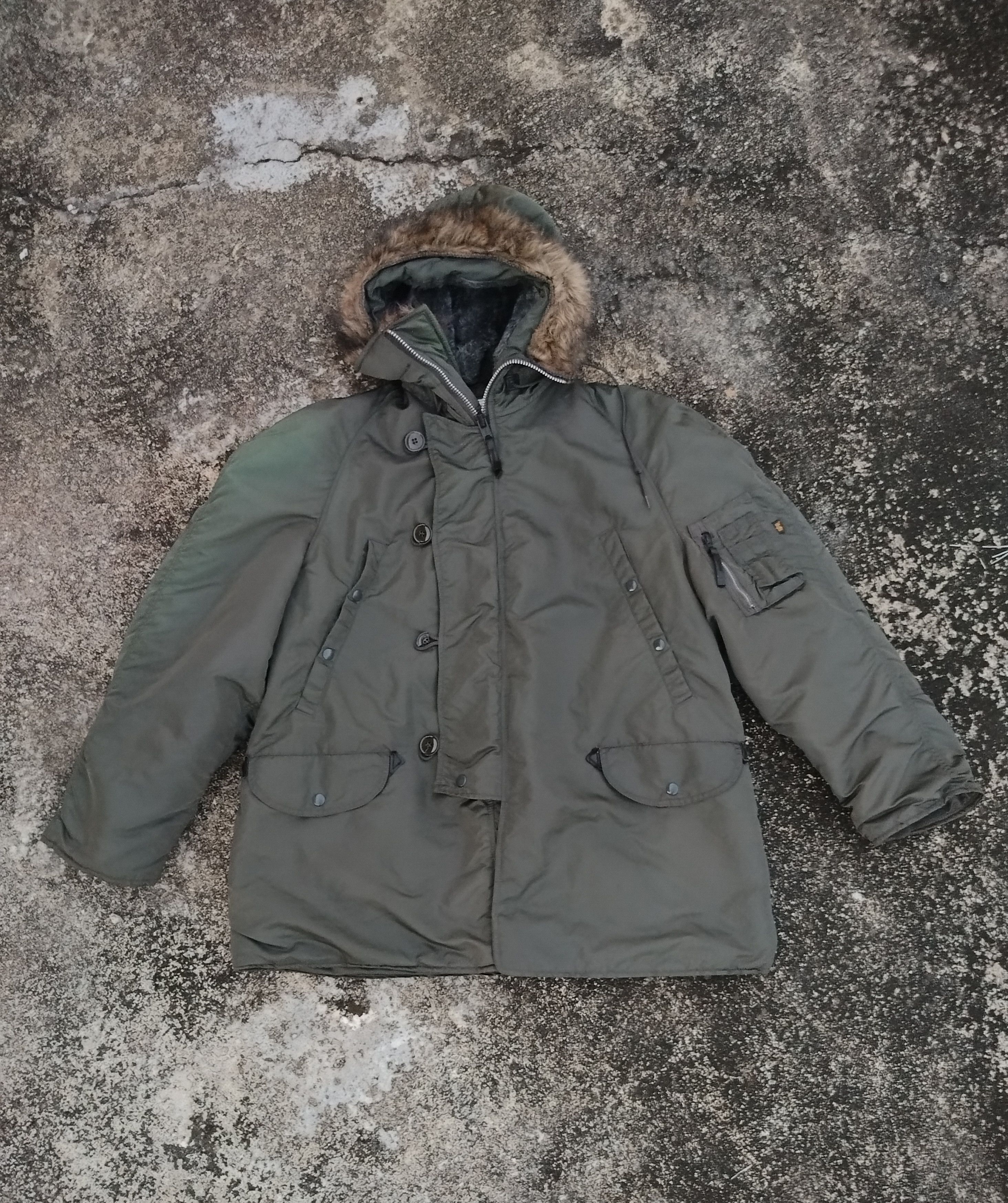 Alpha Industries × Made In Usa × Military ALPHA INDUSTRIES TYPE N-3B(N ...