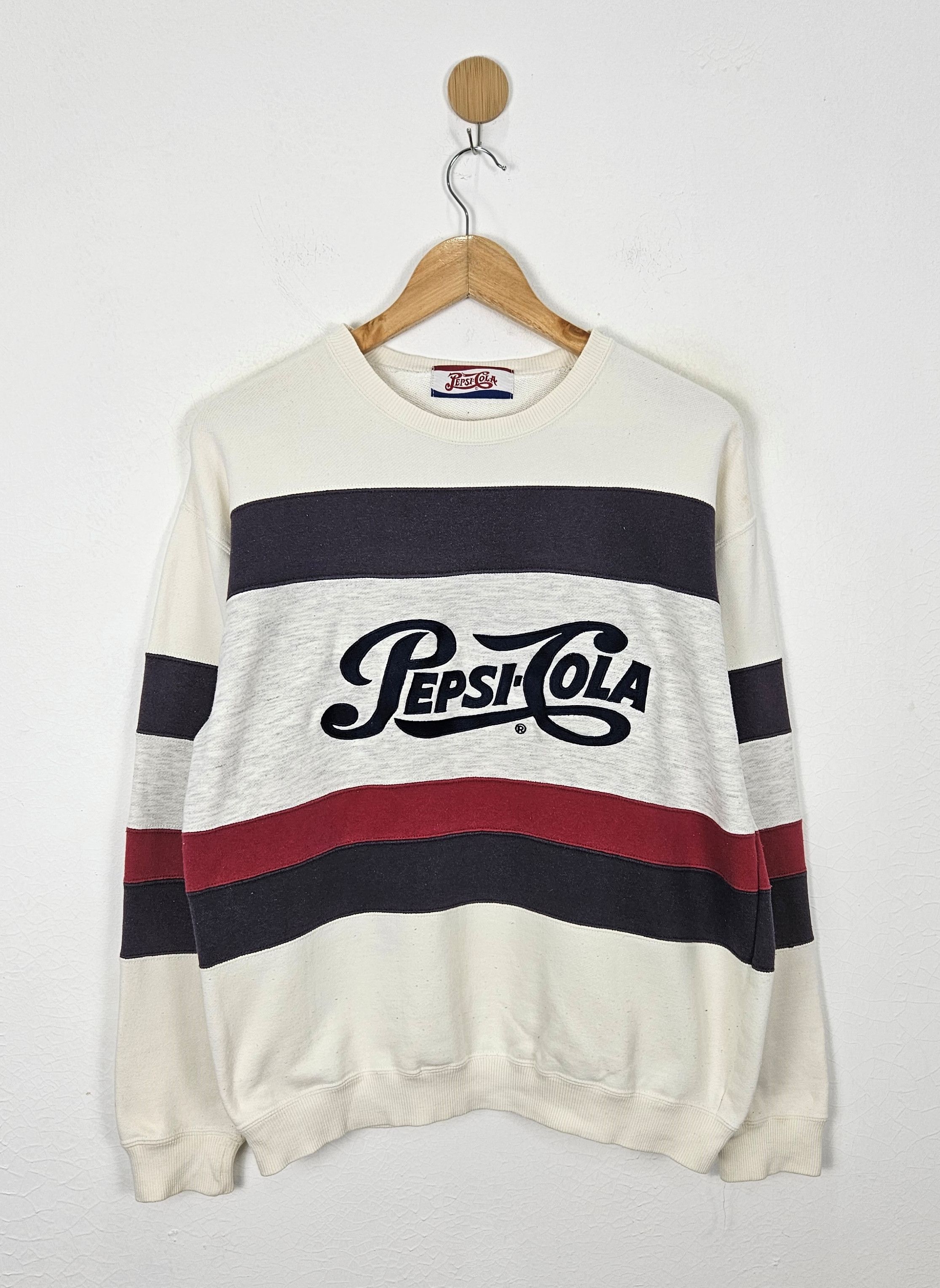 Pepsi Vintage Pepsi Cola Embroidery sweatshirt 90s | Grailed