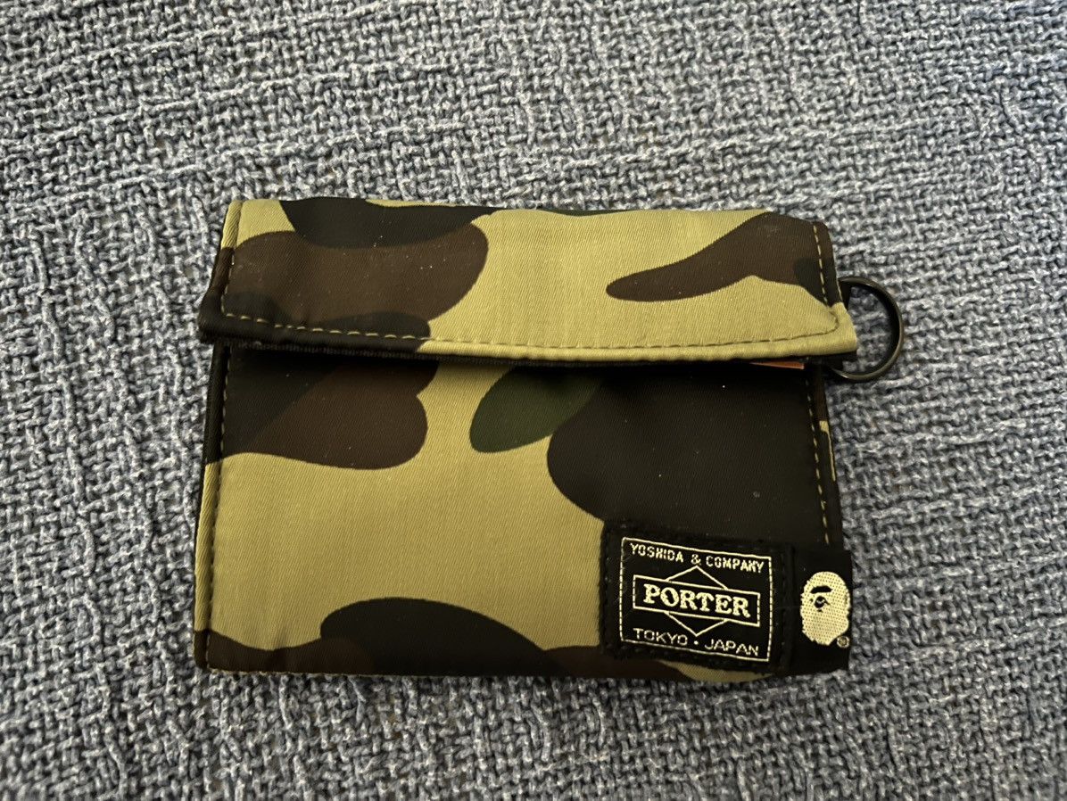 Bape × Porter Bape x Porter 1st Camo Wallet | Grailed