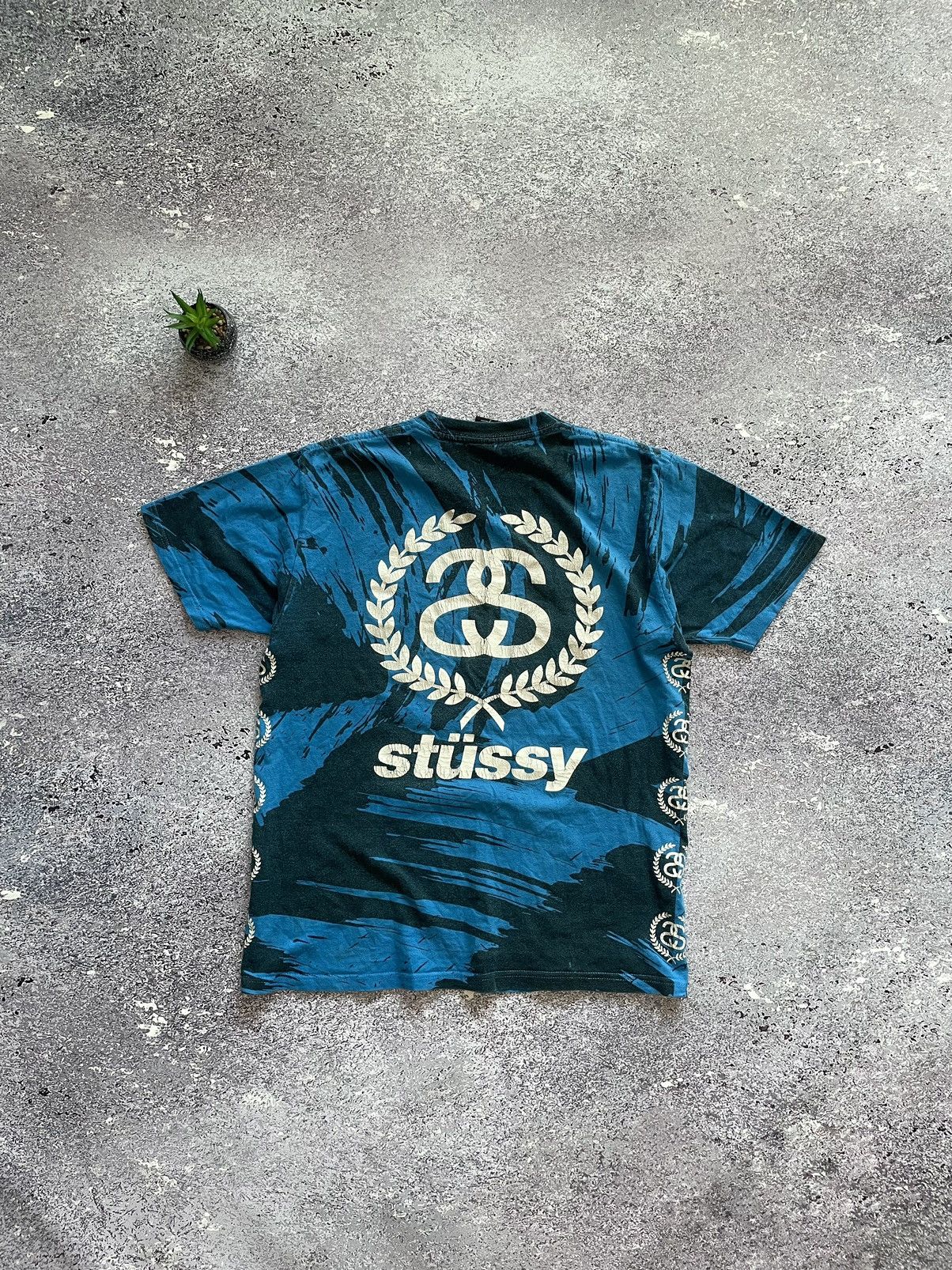 Vintage Stussy Tee Shirts Vintage Big Print Multi Logo | Grailed
