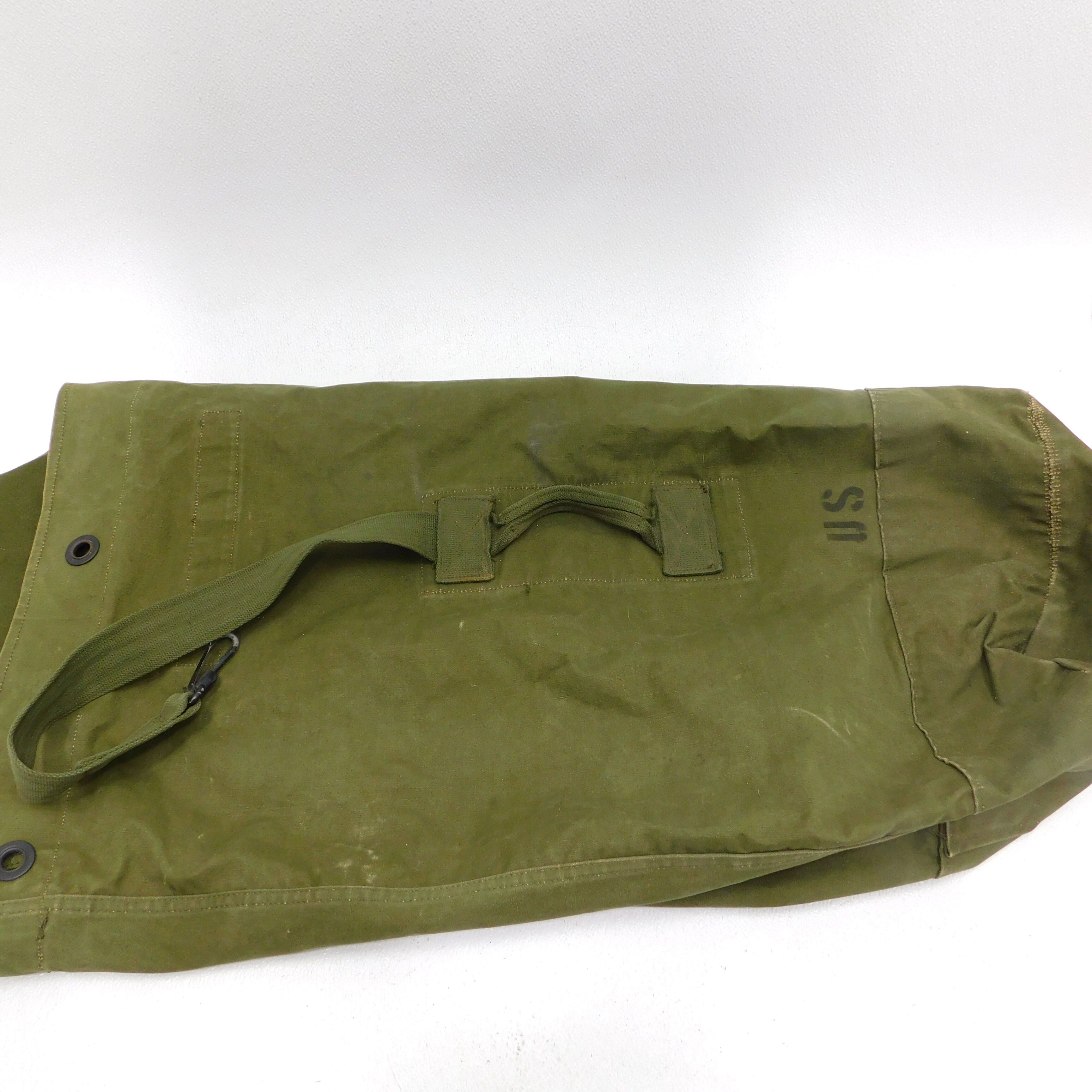 Vintage 1968 Vintage US Military Army Green Duffel Bag | Grailed