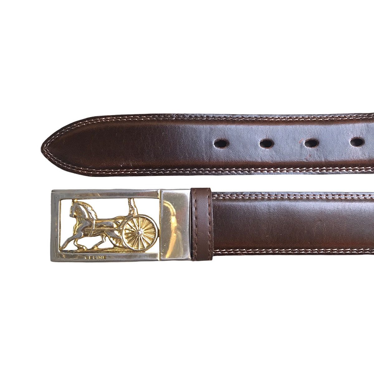 Celine × Designer × Vintage Celine Paris Logo Buckle Vintage Mod. Brev ...