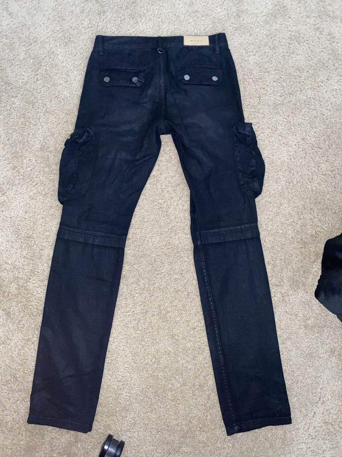 Waxed Mnml B357 Waxed Cargo Denim Grailed