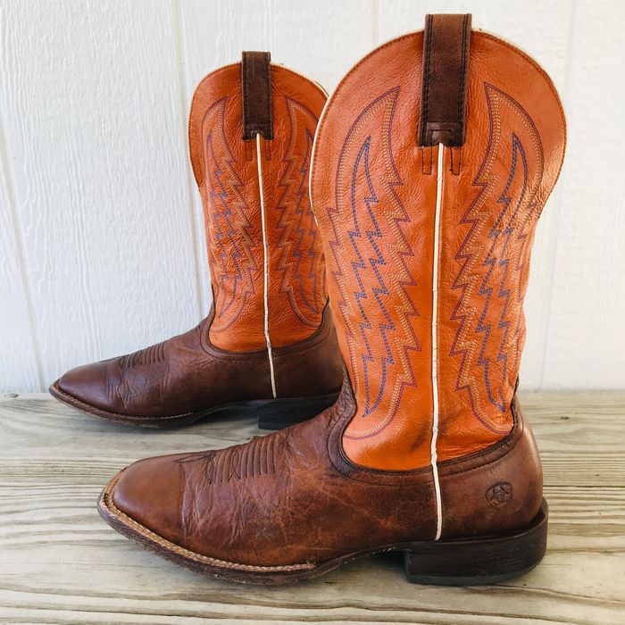 Ariat Ariat Men Circuit Stride Cowboy Western Boot 11 D Orange | Grailed