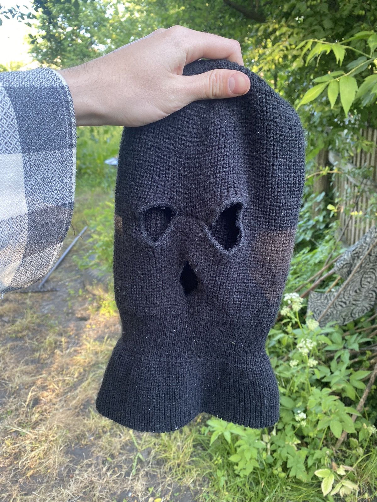 Avant Garde × Streetwear × Vintage Balaclava black retro hat | Grailed