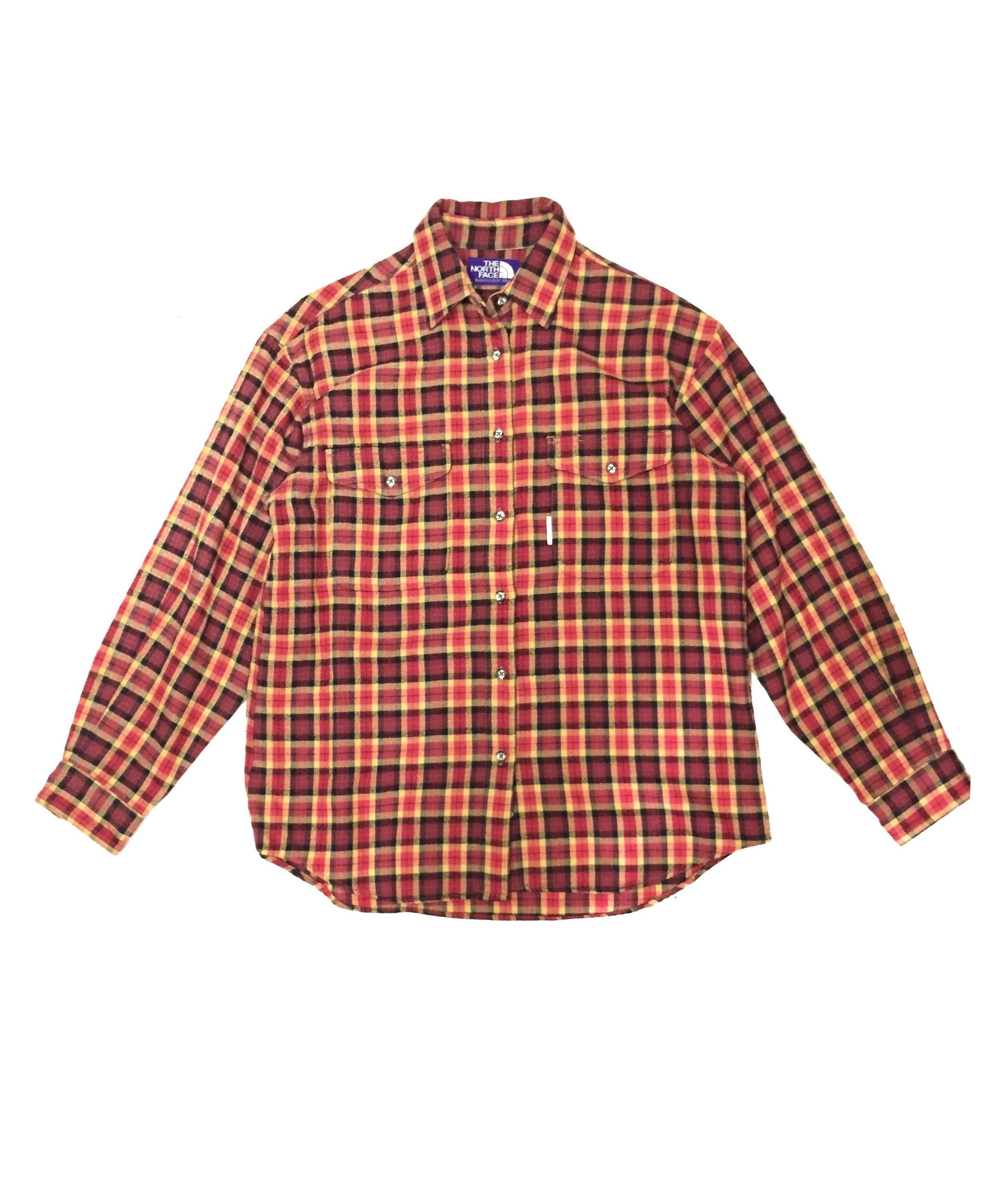 Flannel × Nanamica × The North Face Purple Label NANAMICA Tartan Wool ...