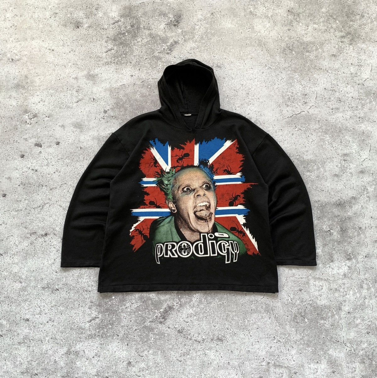 Vintage Vintage The Prodigy 90s Keith Flint Rare Rock Band Hoodie XL ...