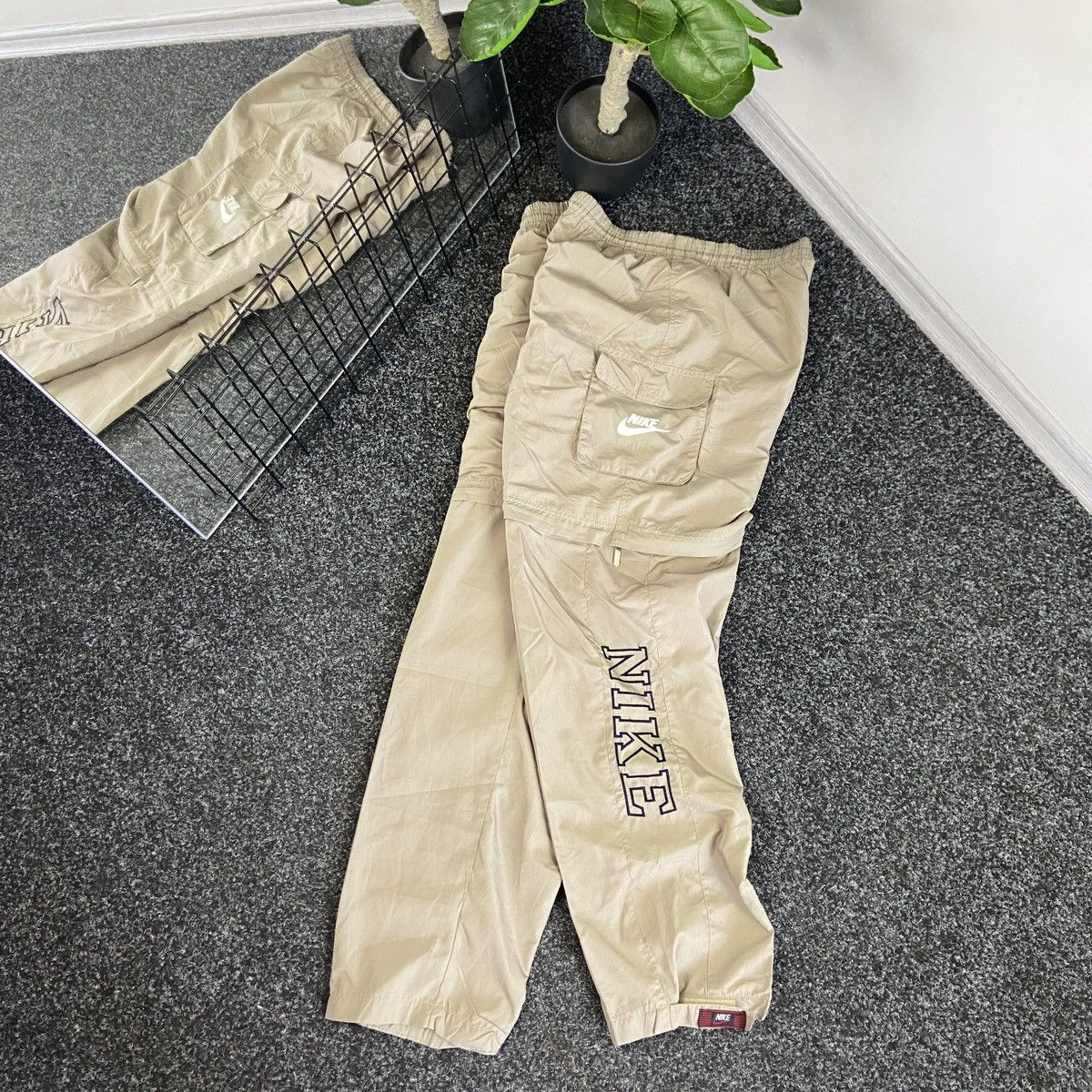 Nike Man Vintage Nike Bootleg Cargo Transformer Sweatpants Y2k | Grailed