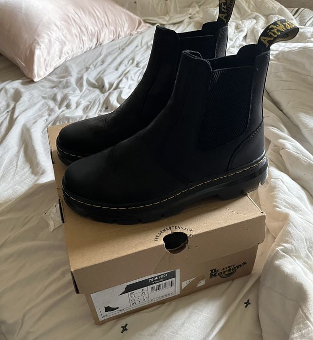 Dr. Martens Doc Martin Chelsea leather boot | Grailed